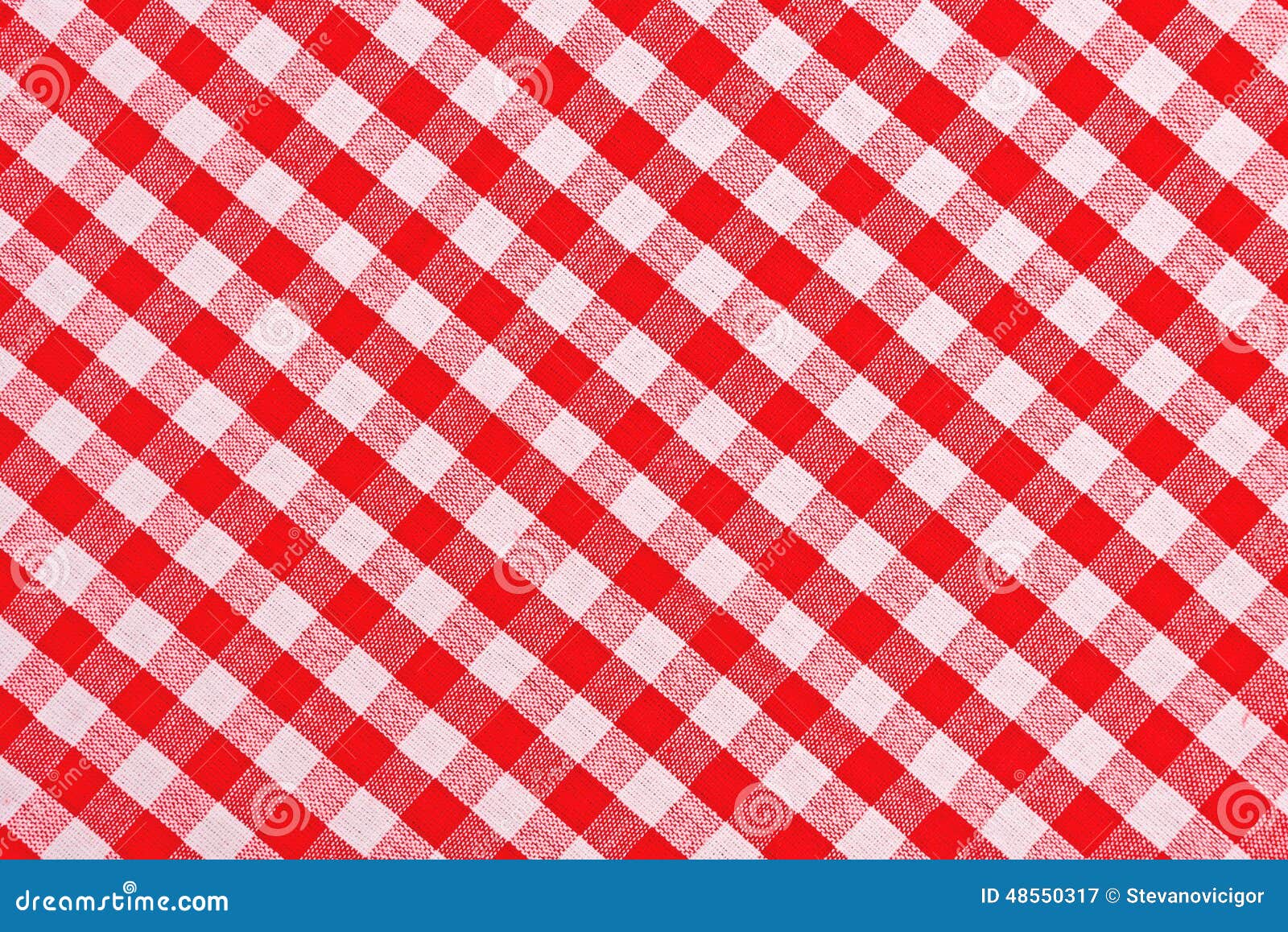 Rood En Wit Geruit Tafelkleed Stock Afbeelding - Image of stof, doek ...