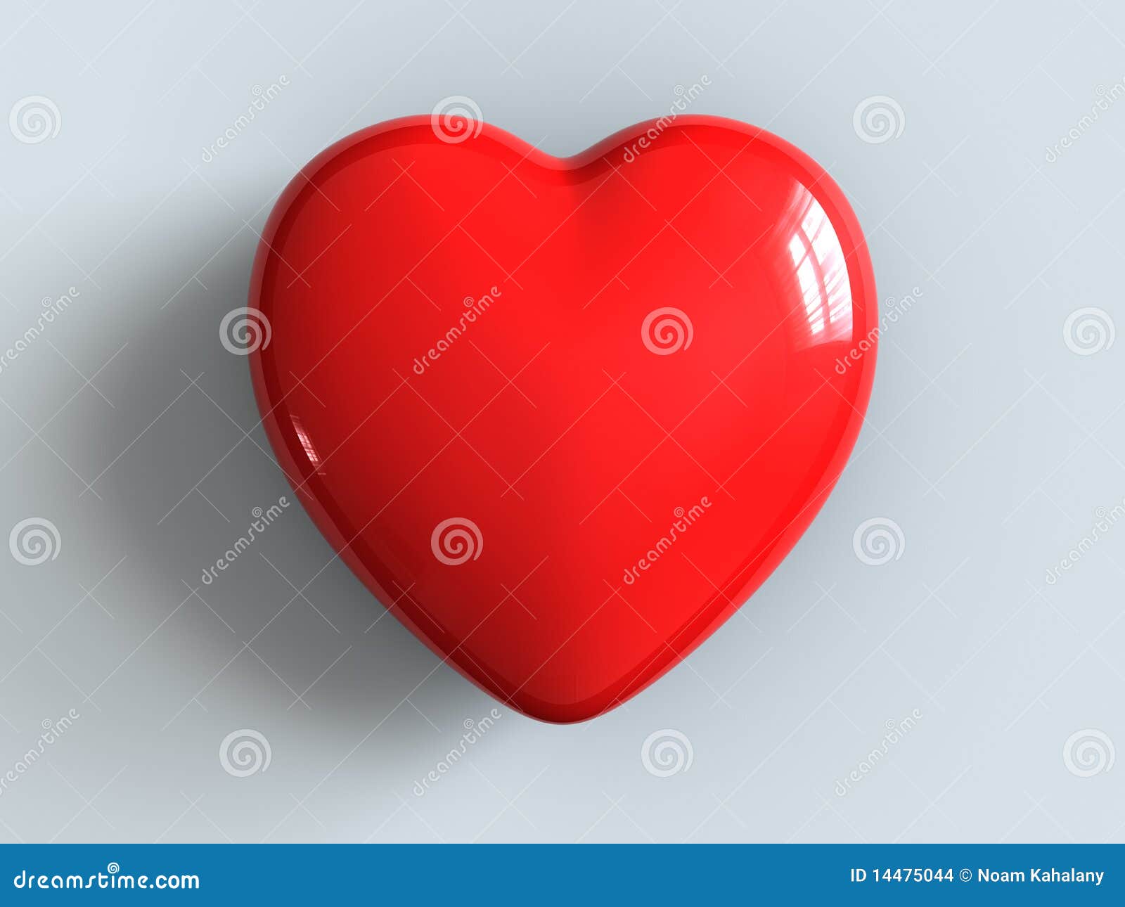 Rood Hart stock foto. Image of geïsoleerd, liefde, valentijn - 14475044