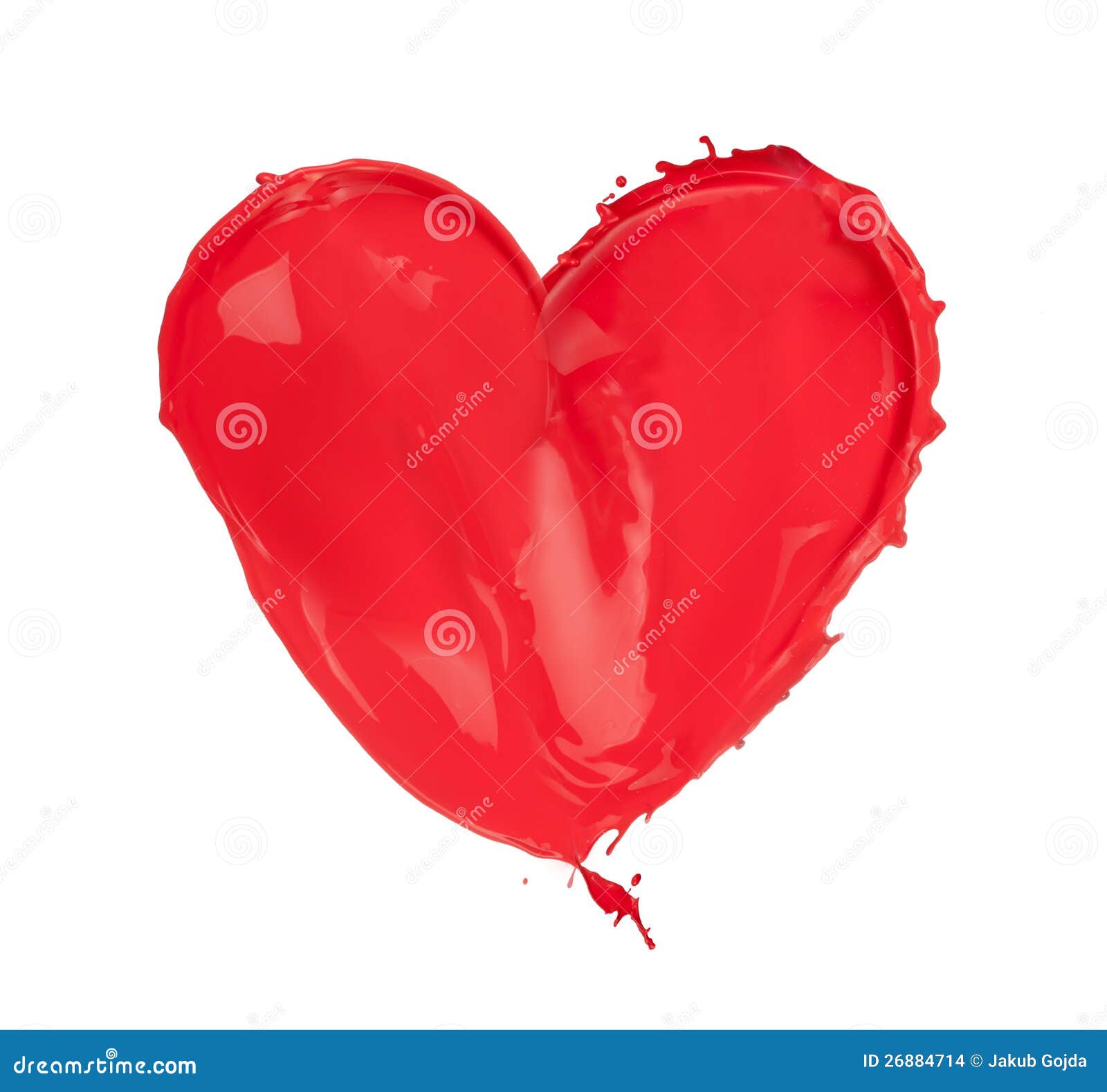 Rood hart stock illustratie. Illustration of tekening - 26884714