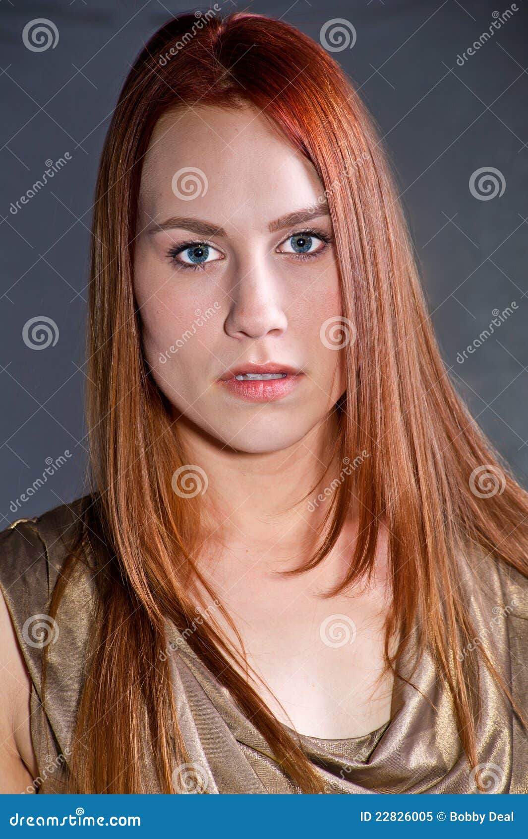 Rood Hoofd stock afbeelding. Image of blauw, slechts - 22826005