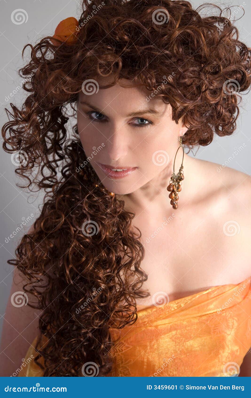 Rood hoofd stock afbeelding. Image of zijde, achtergrond - 3459601