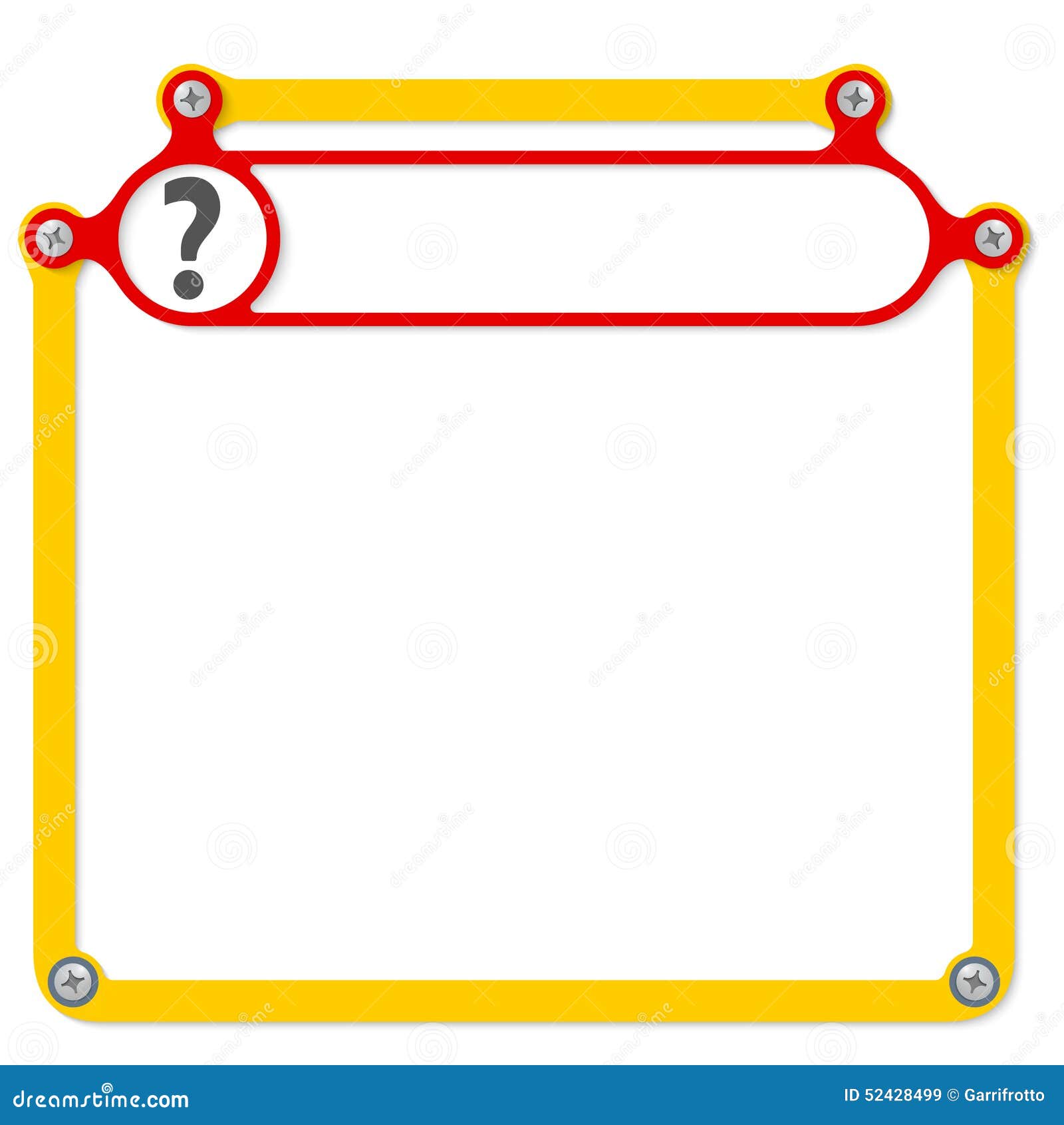 Rood kader vector illustratie. Illustration of doos, commentaar - 52428499