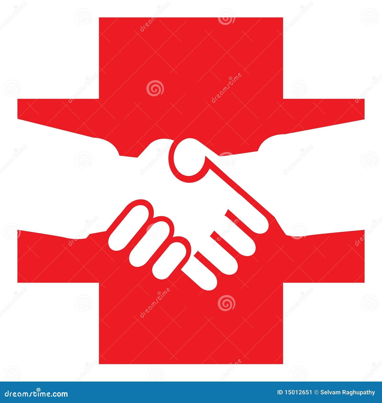 Rood kruis vector illustratie. Illustration of regeling - 15012651