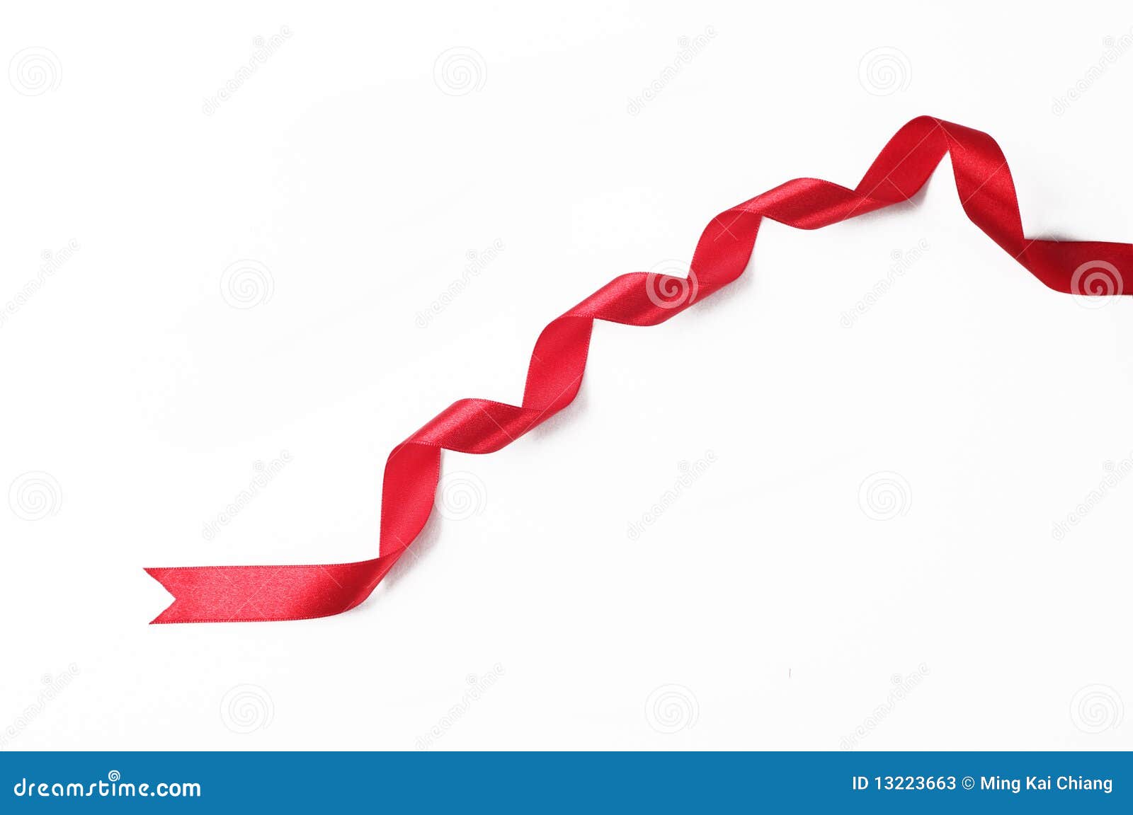 Rood lint stock afbeelding. Image of lijnen, versiering - 13223663