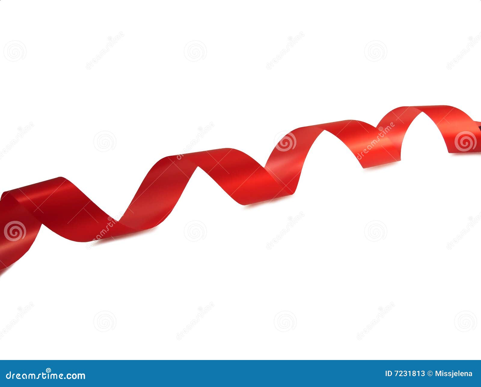 Rood Lint stock afbeelding. Image of gekruld, geïsoleerd - 7231813