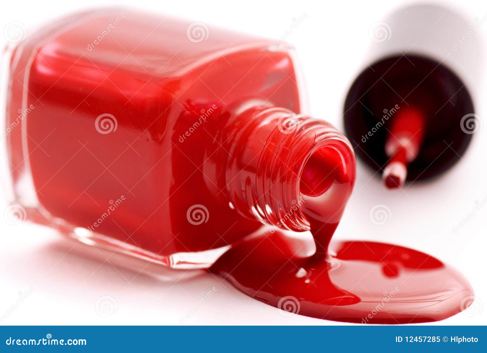 Rood Nagellak stock afbeelding. Image of artikel, drogisterij - 12457285