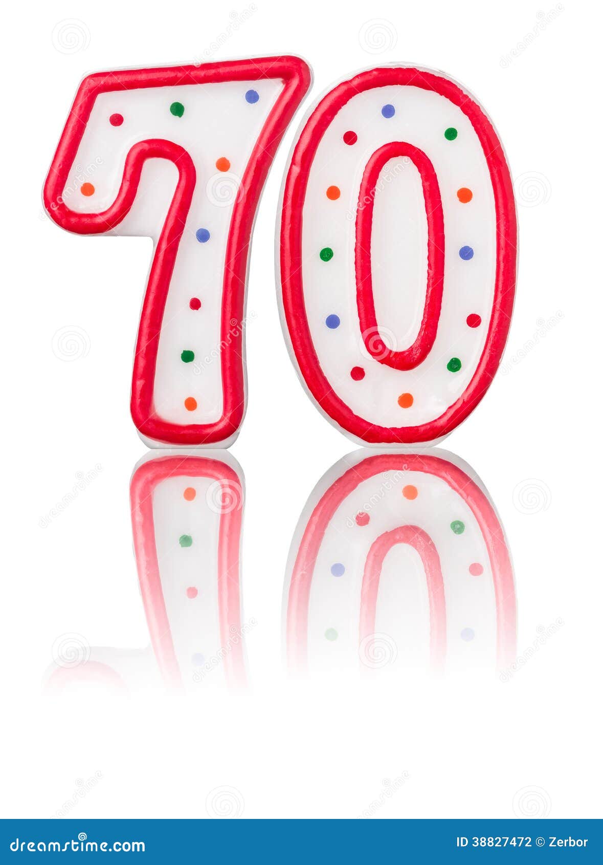 Rood nummer 70 stock illustratie. Illustration of decoratie - 38827472