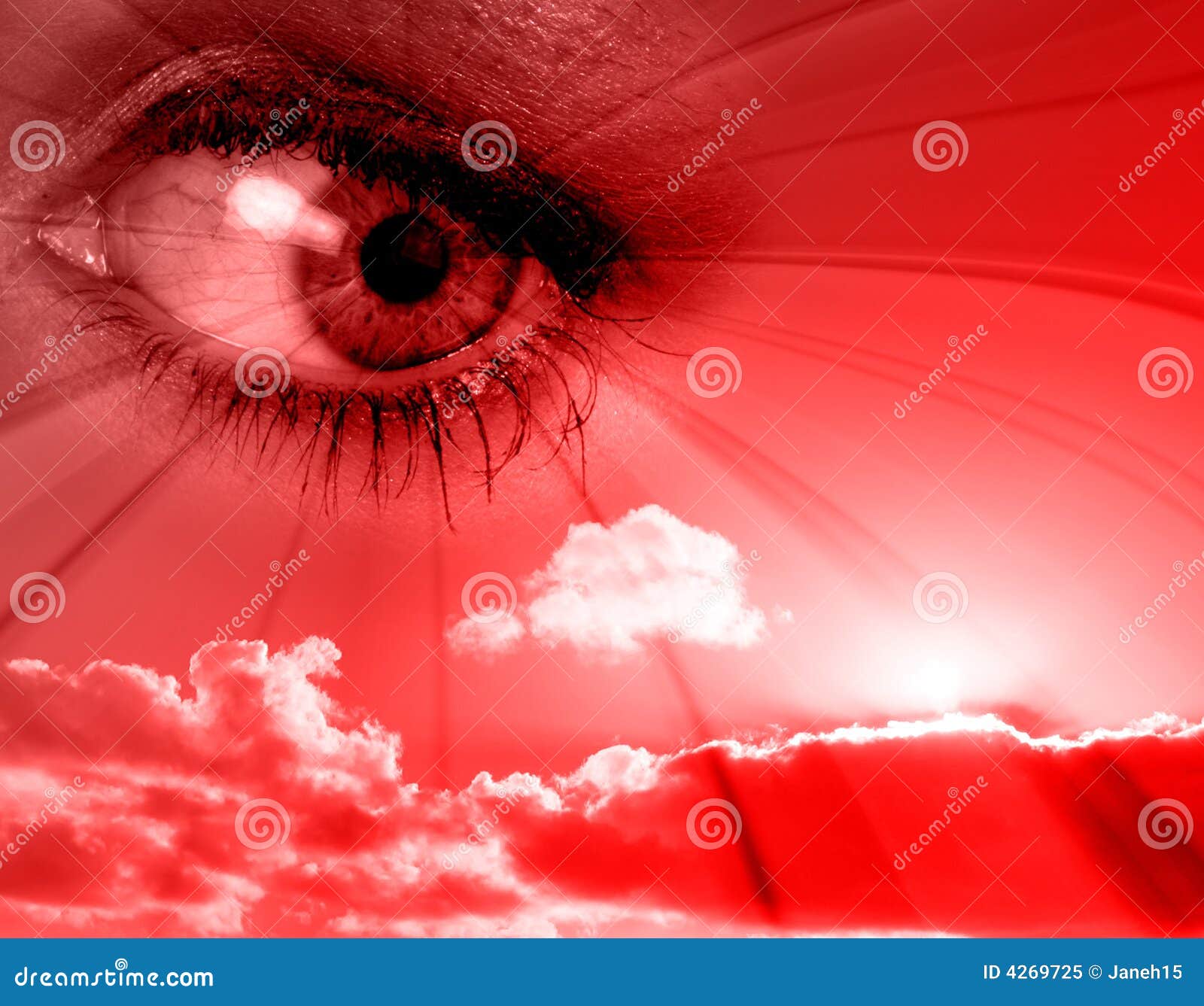 Rood Oog Picture. Image: 4269725