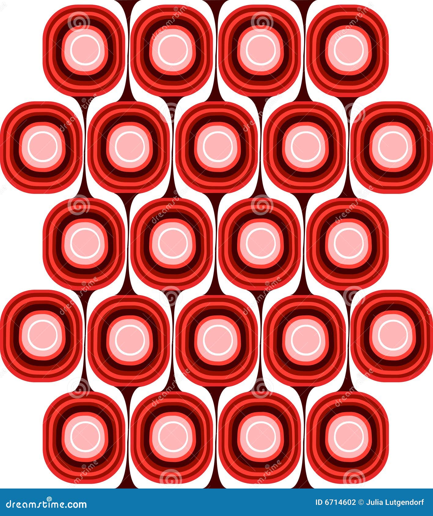 Rood Retro Patroon vector illustratie. Illustration of geïsoleerd - 6714602