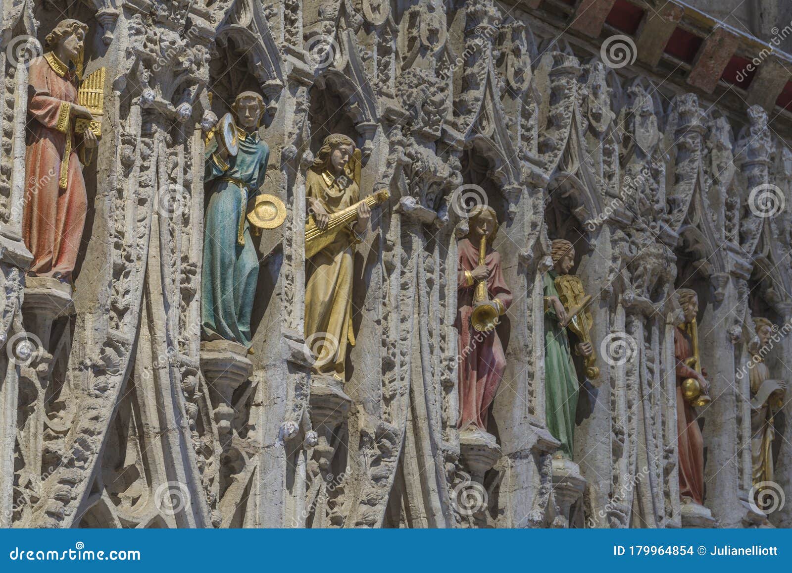 The Rood Screen in Ripon Cathedral Stock Photo - Image of front ...
