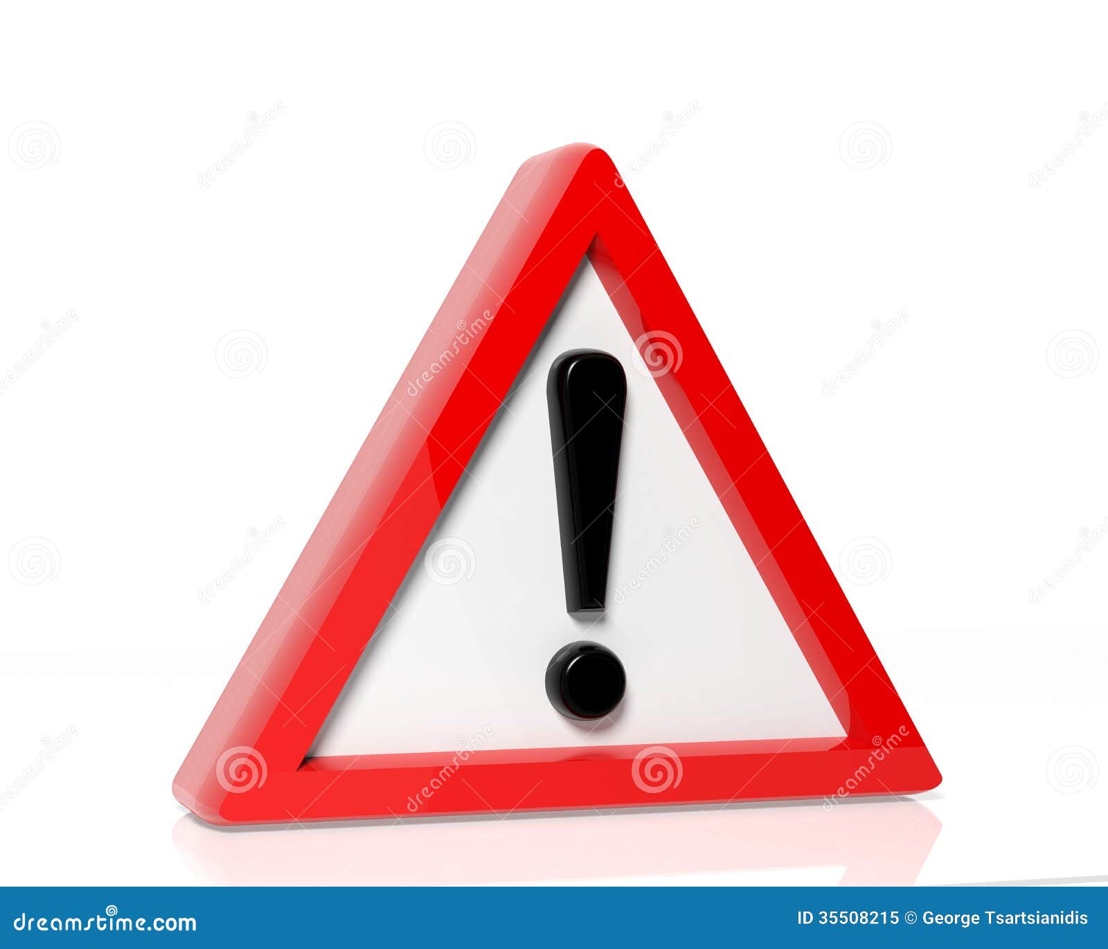 Rood uitroepteken stock illustratie. Illustration of fout - 35508215