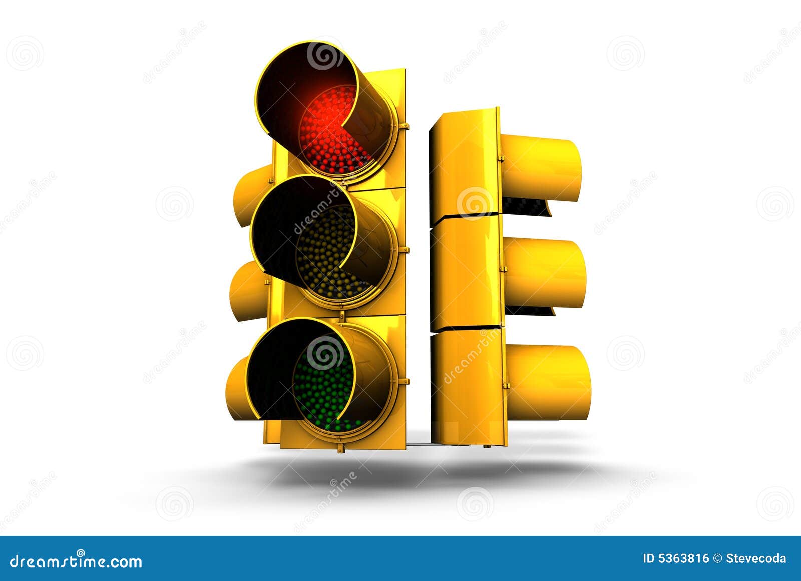 Rood Verkeerslicht Picture. Image: 5363816