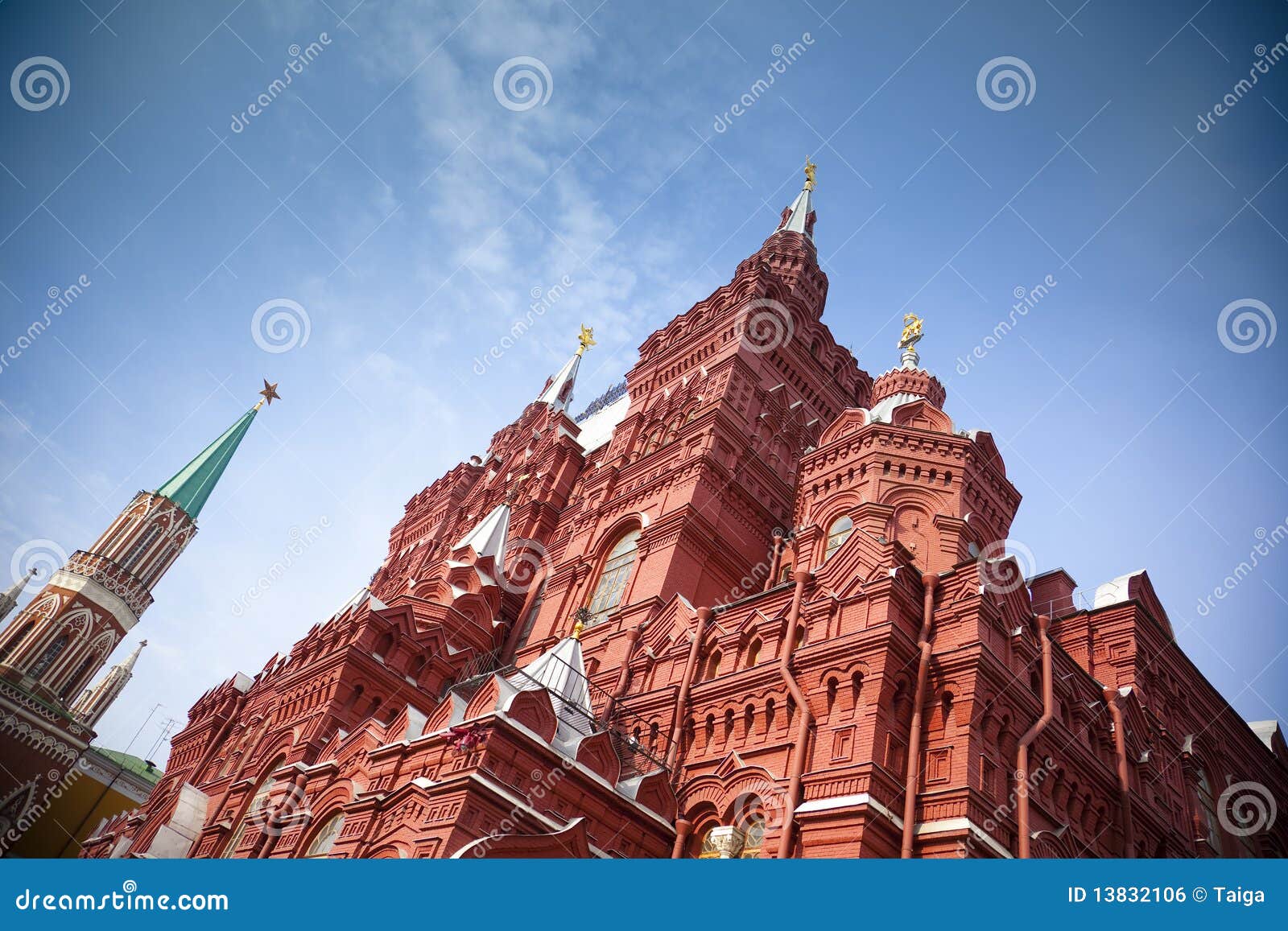 Rood Vierkant in Moskou stock foto. Image of gekleurd - 13832106