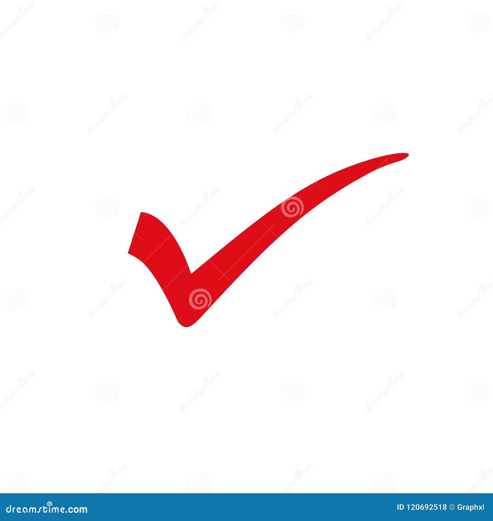 Rood Vinkje of Tick Icon No 4 Vector Illustratie - Illustration of ...