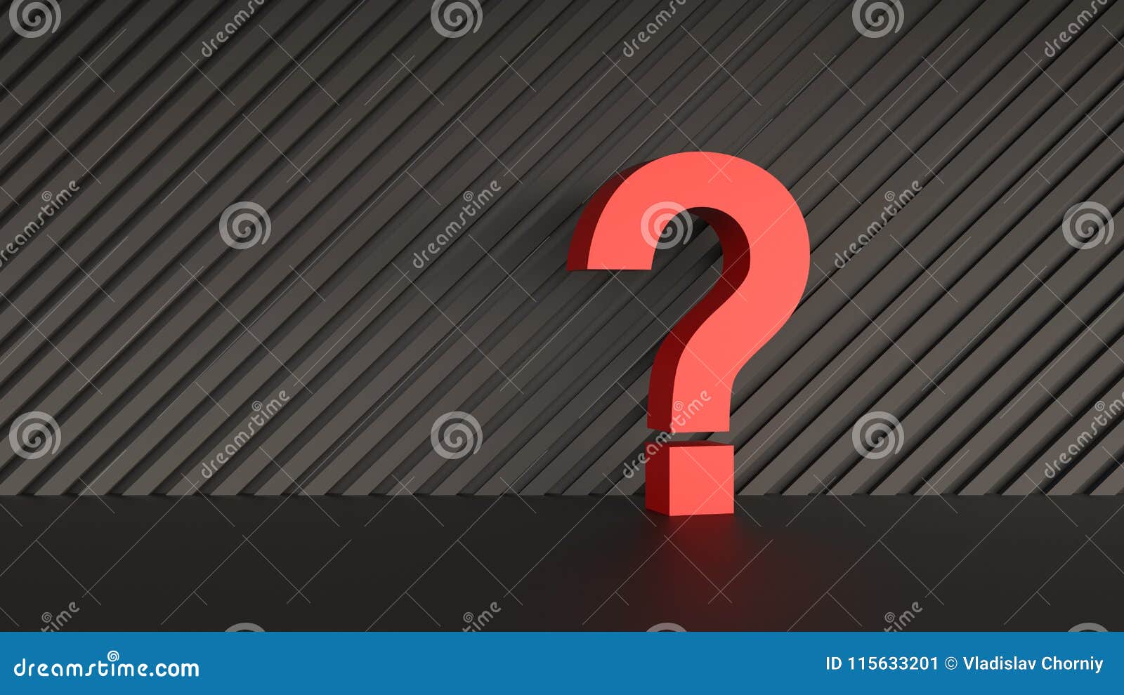 Rood vraagteken stock illustratie. Illustration of grafisch - 115633201