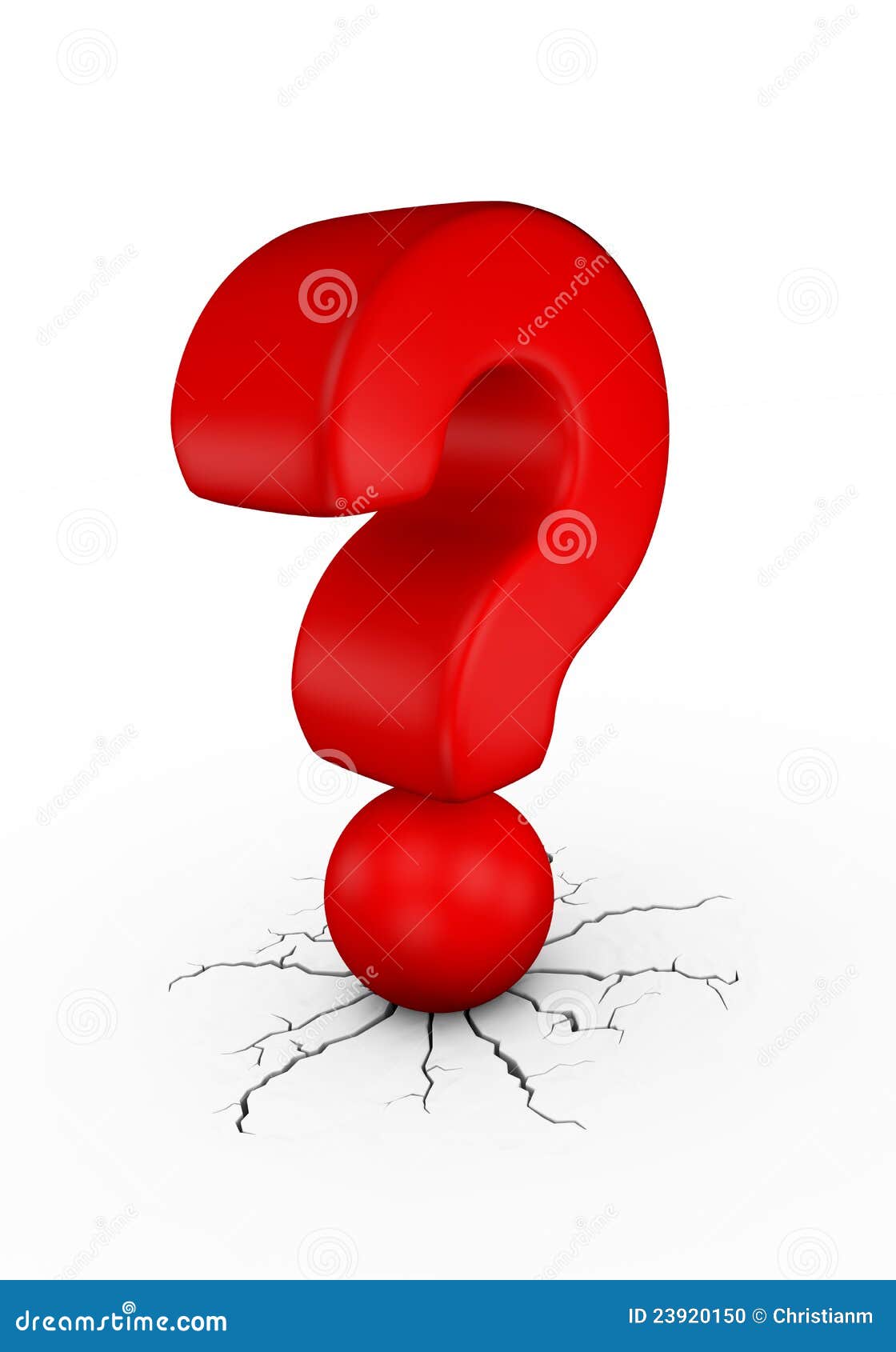 Rood vraagteken stock illustratie. Illustration of raadsel - 23920150