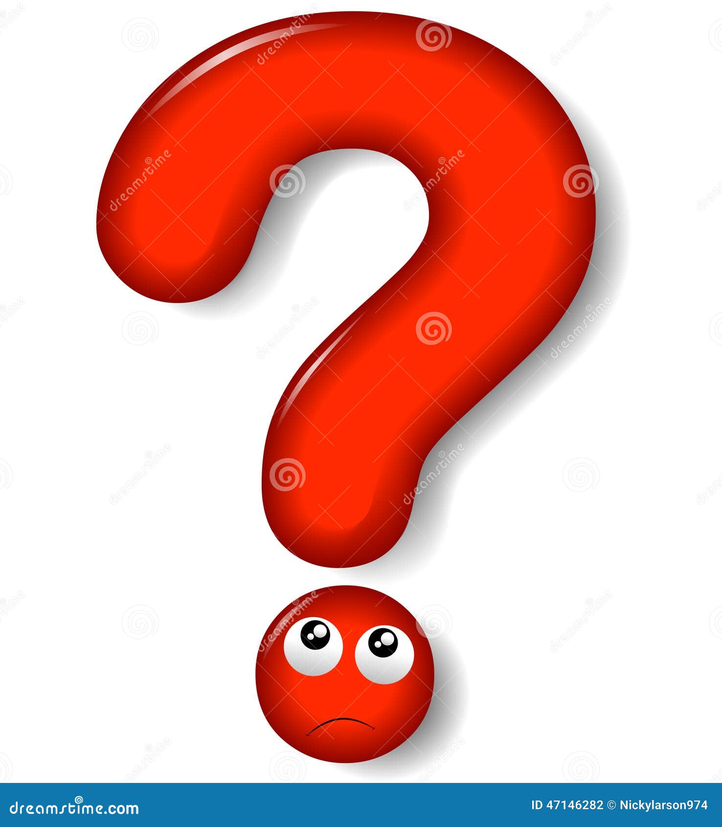 Rood vraagteken vector illustratie. Illustration of onbekend - 47146282