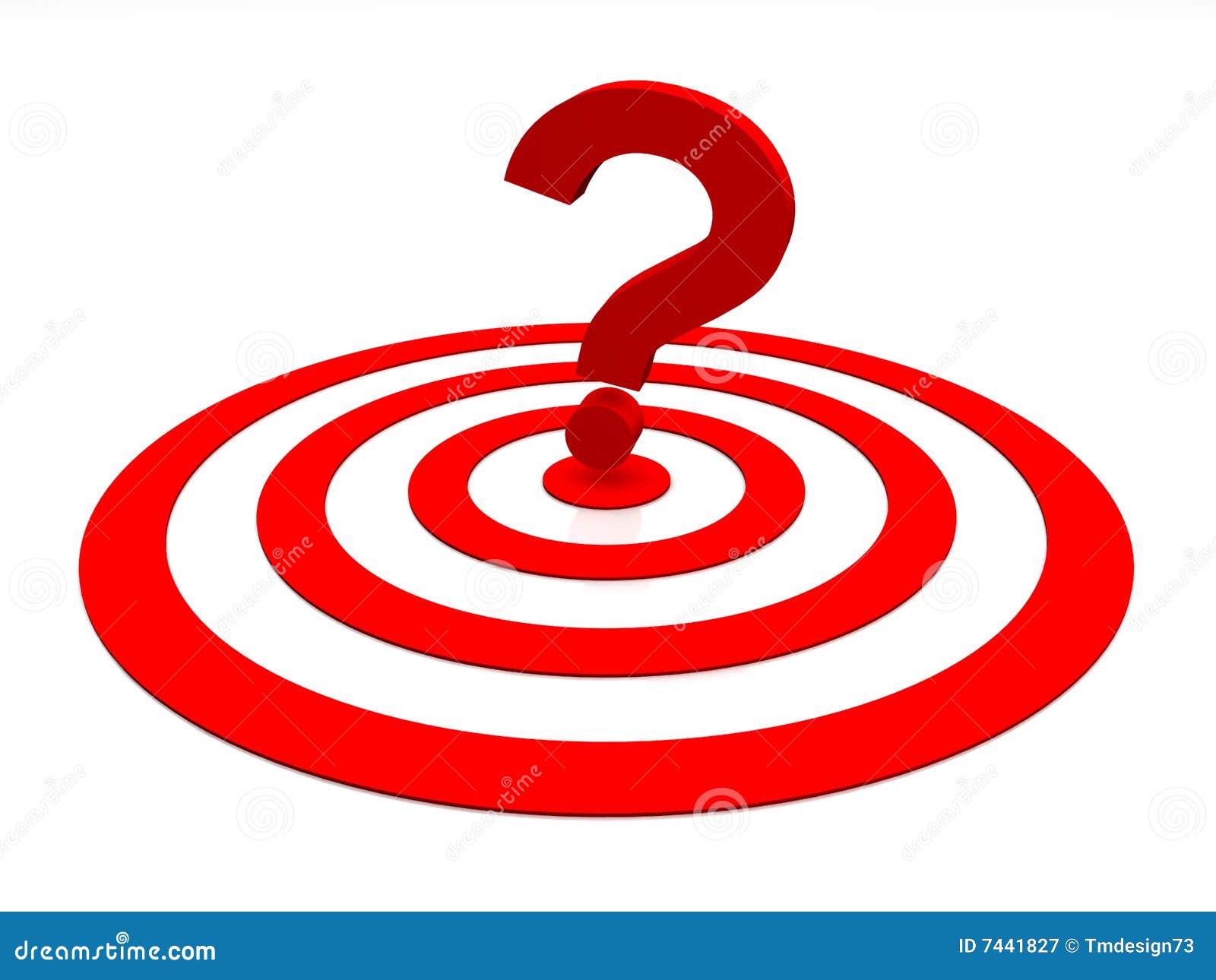 Rood vraagteken stock illustratie. Illustration of vraag - 7441827