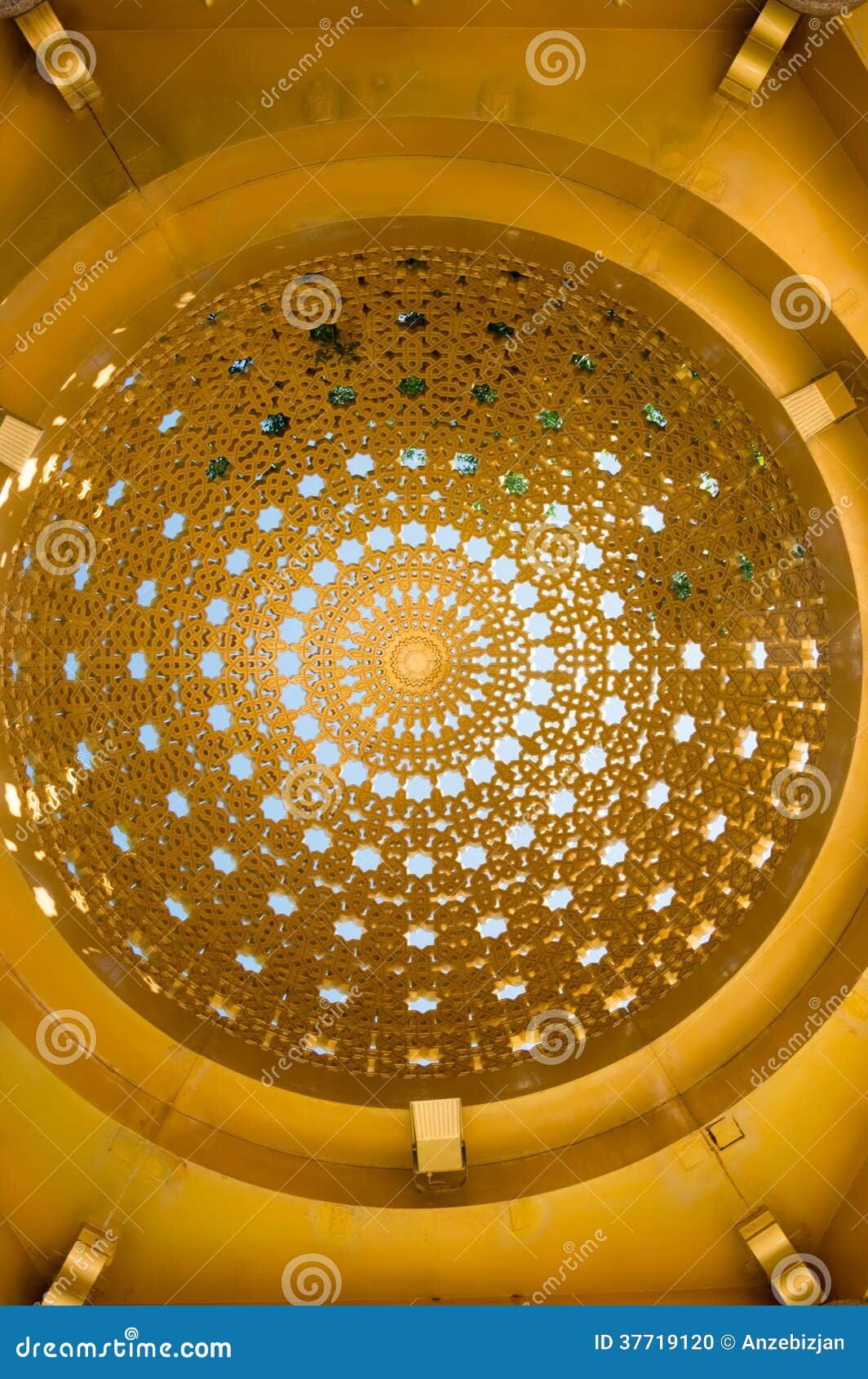 Roof of arabic dome stock photo. Image of oman, arabic - 37719120