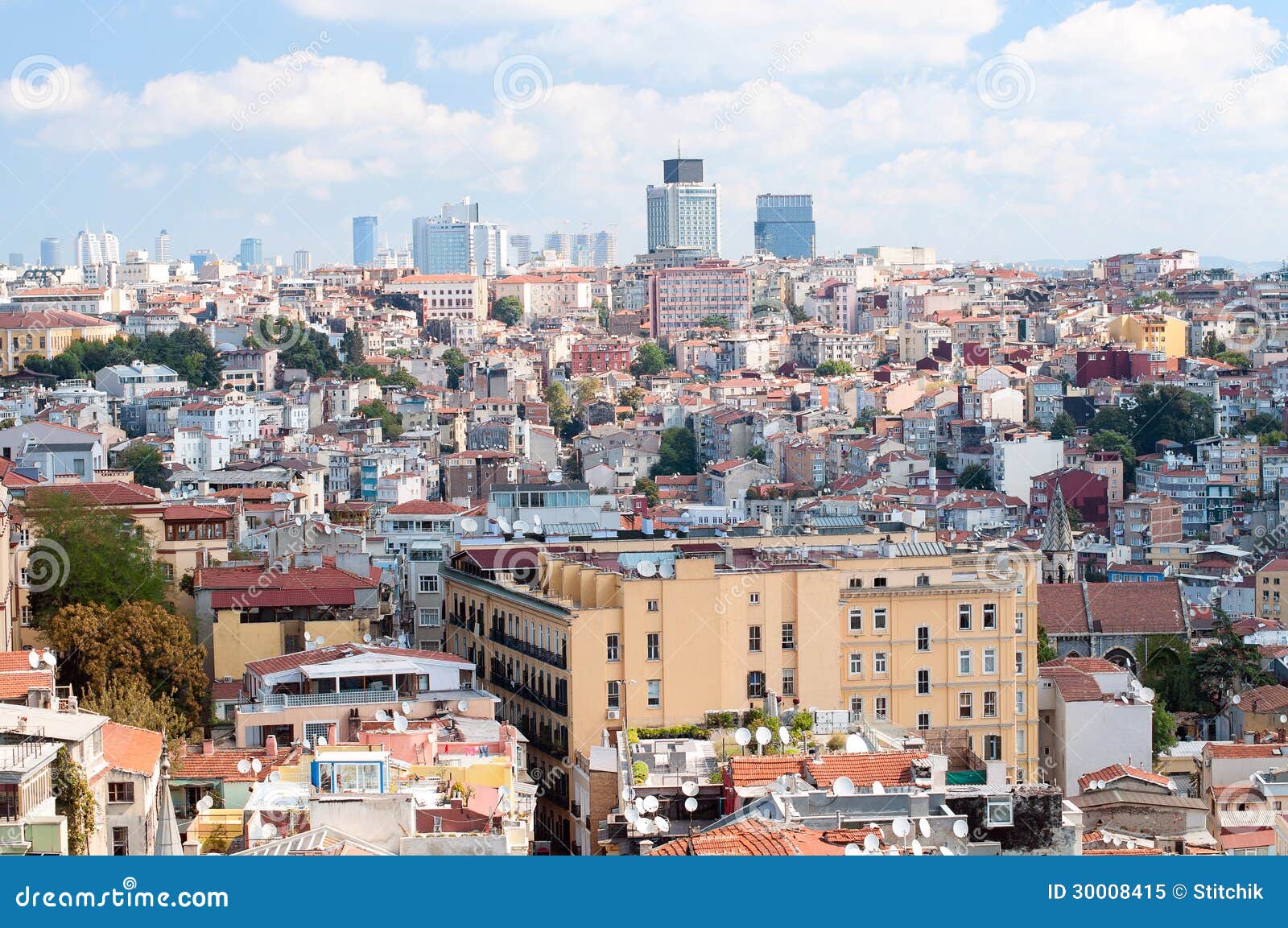 Istanbul roofs stock image. Image of istanbul, poverty - 30008415