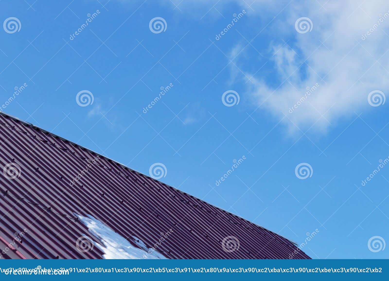 Roof and blue sky stock photo. Image of structure, tiles - 216100868
