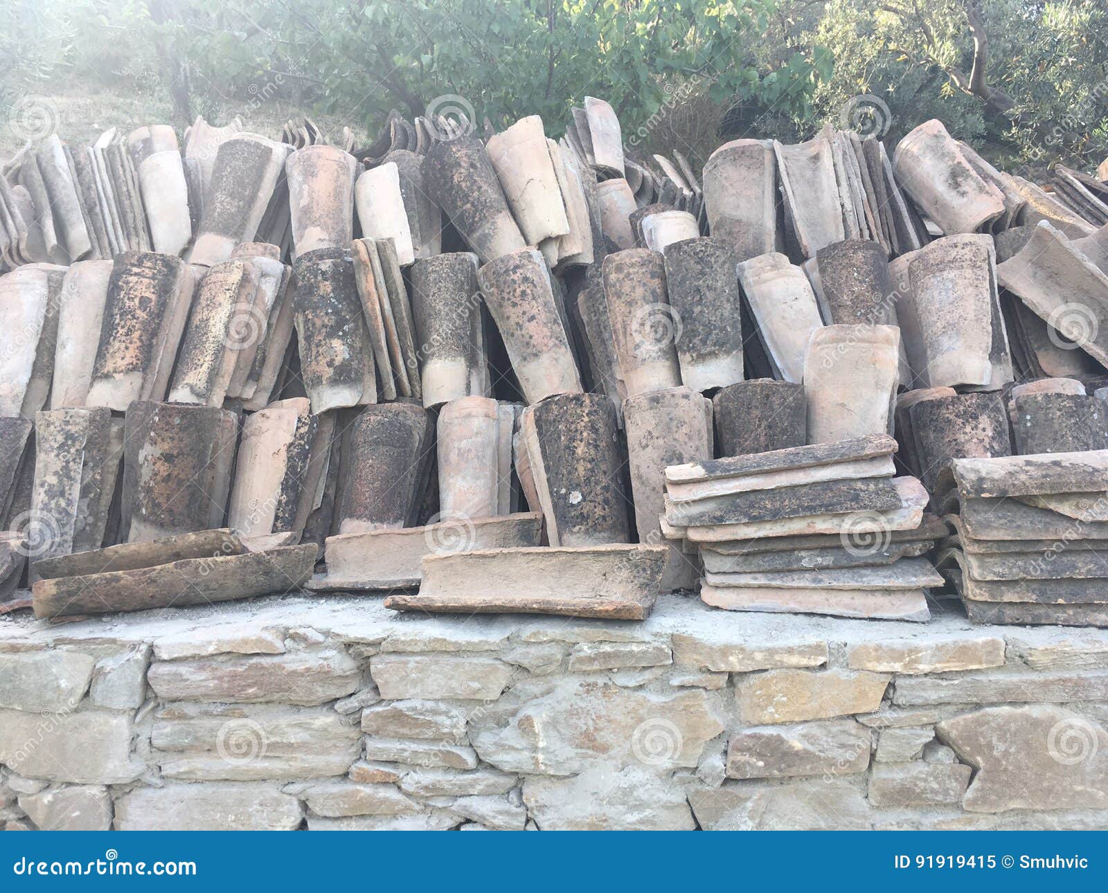 Roof bricks stock image. Image of sirinasect, turkey - 91919415