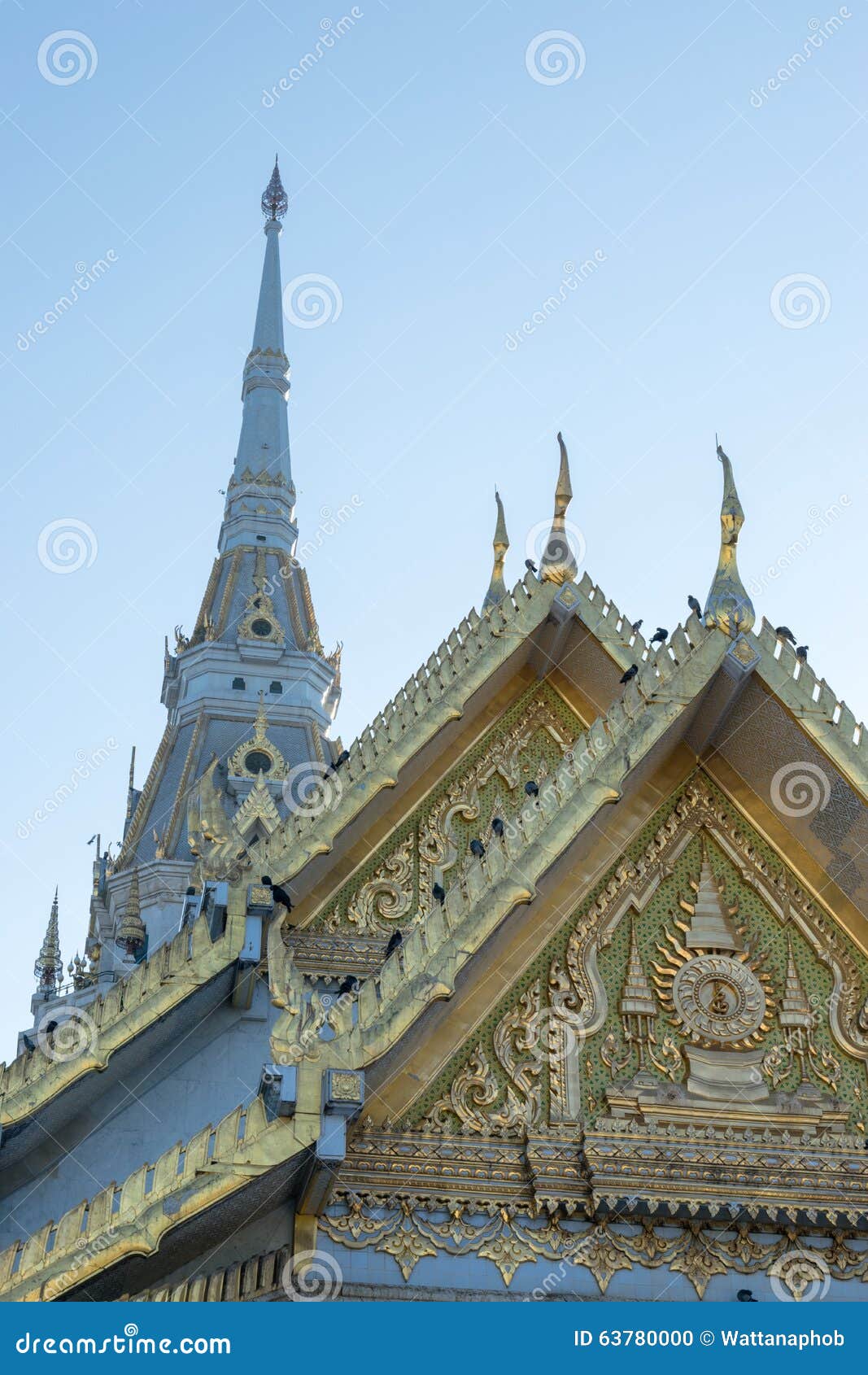 Roof Of A Buddhist Temple. Shinto Shrine. Japan Vintage. Roof Of An ...