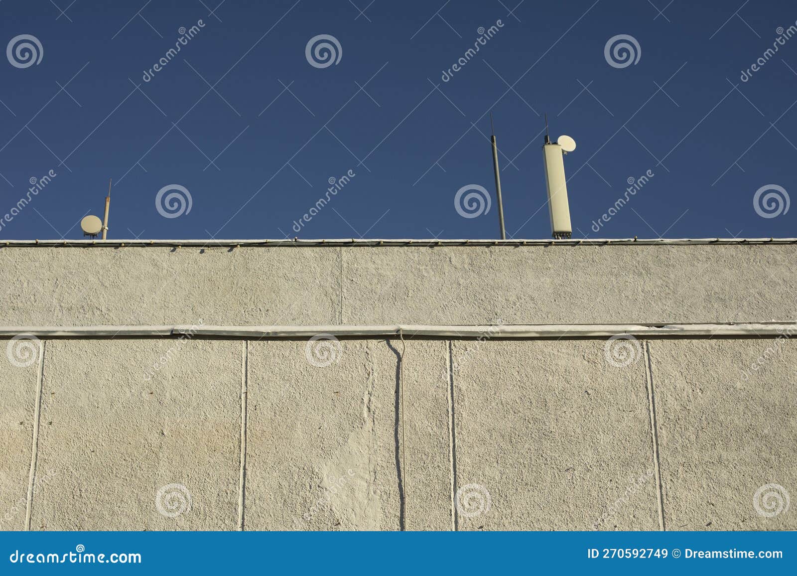 Roof of Building. Wall Details Stock Image - Image of lines, wall ...