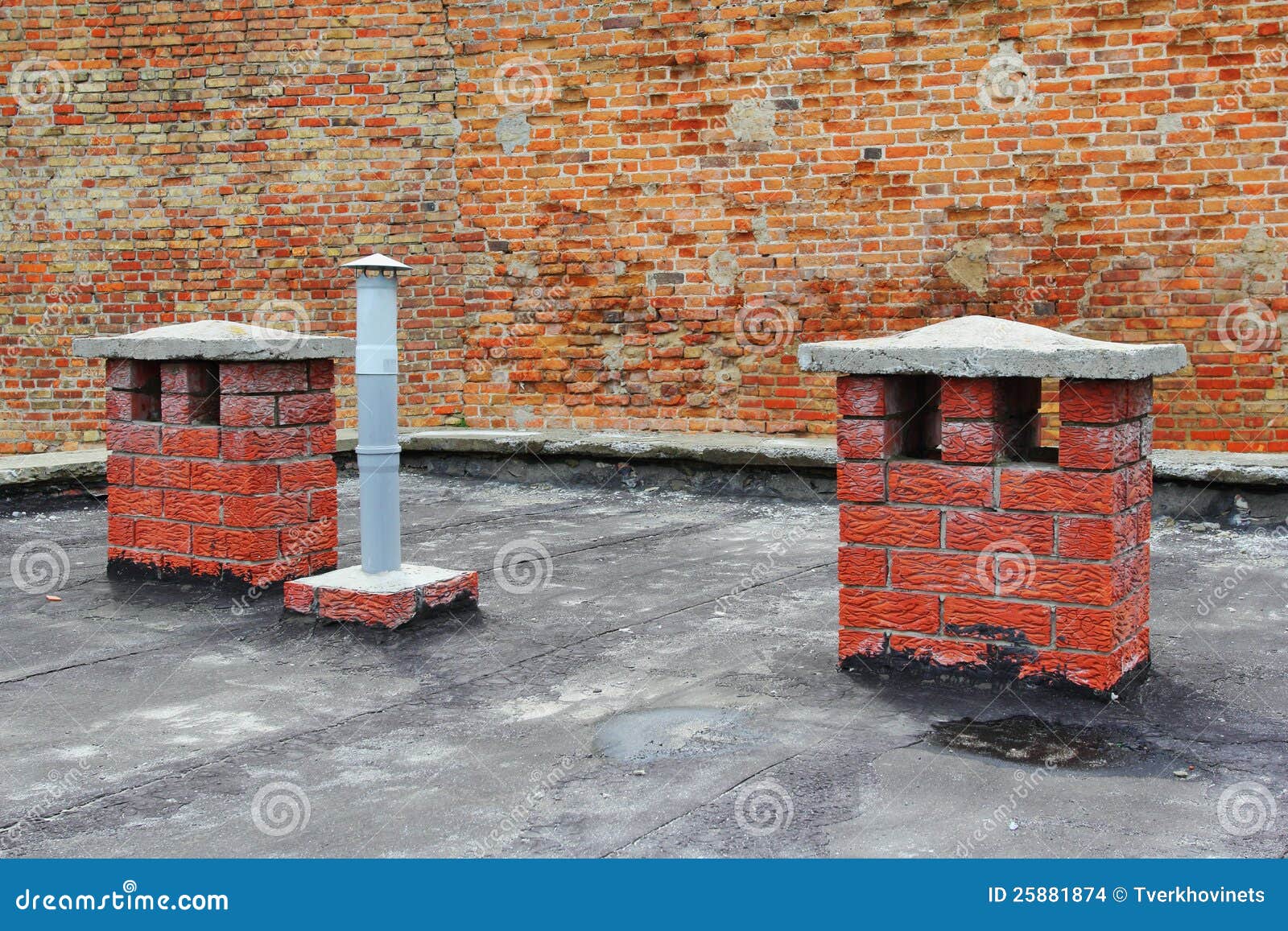 Roof chimneys stock photo. Image of roof, slate, detail - 25881874