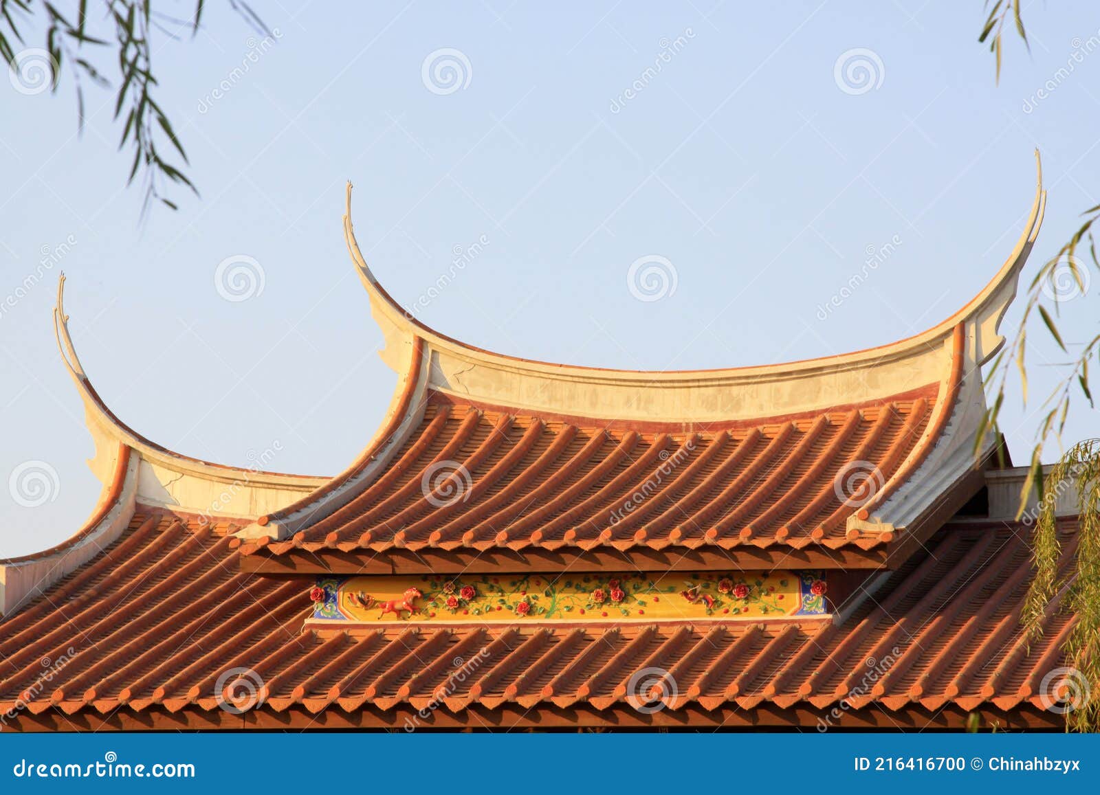 Roof of Chinese Traditional Style Stock Photo - Image of antique, park ...