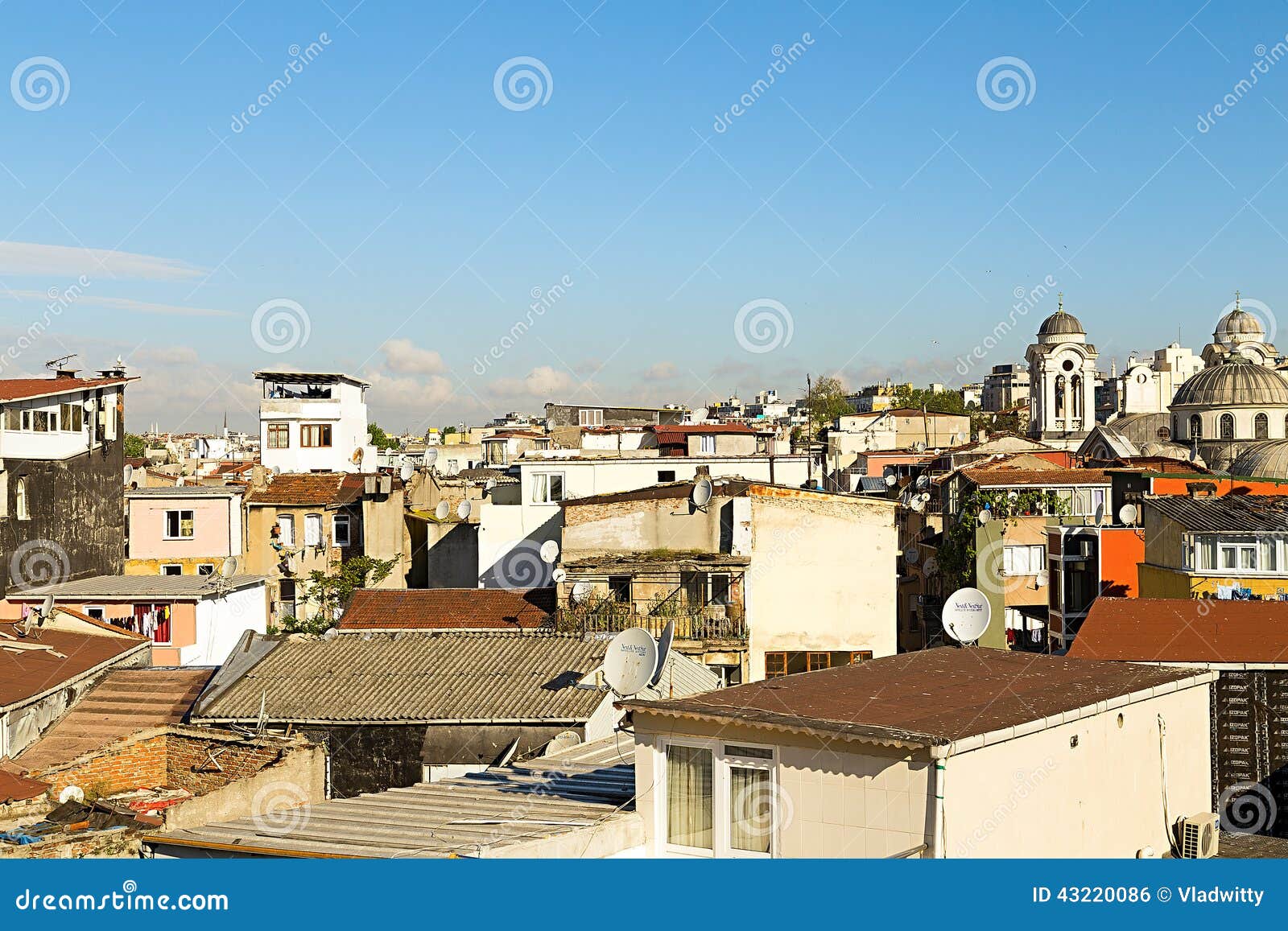 Roof city Istanbul editorial photo. Image of structure - 43220086