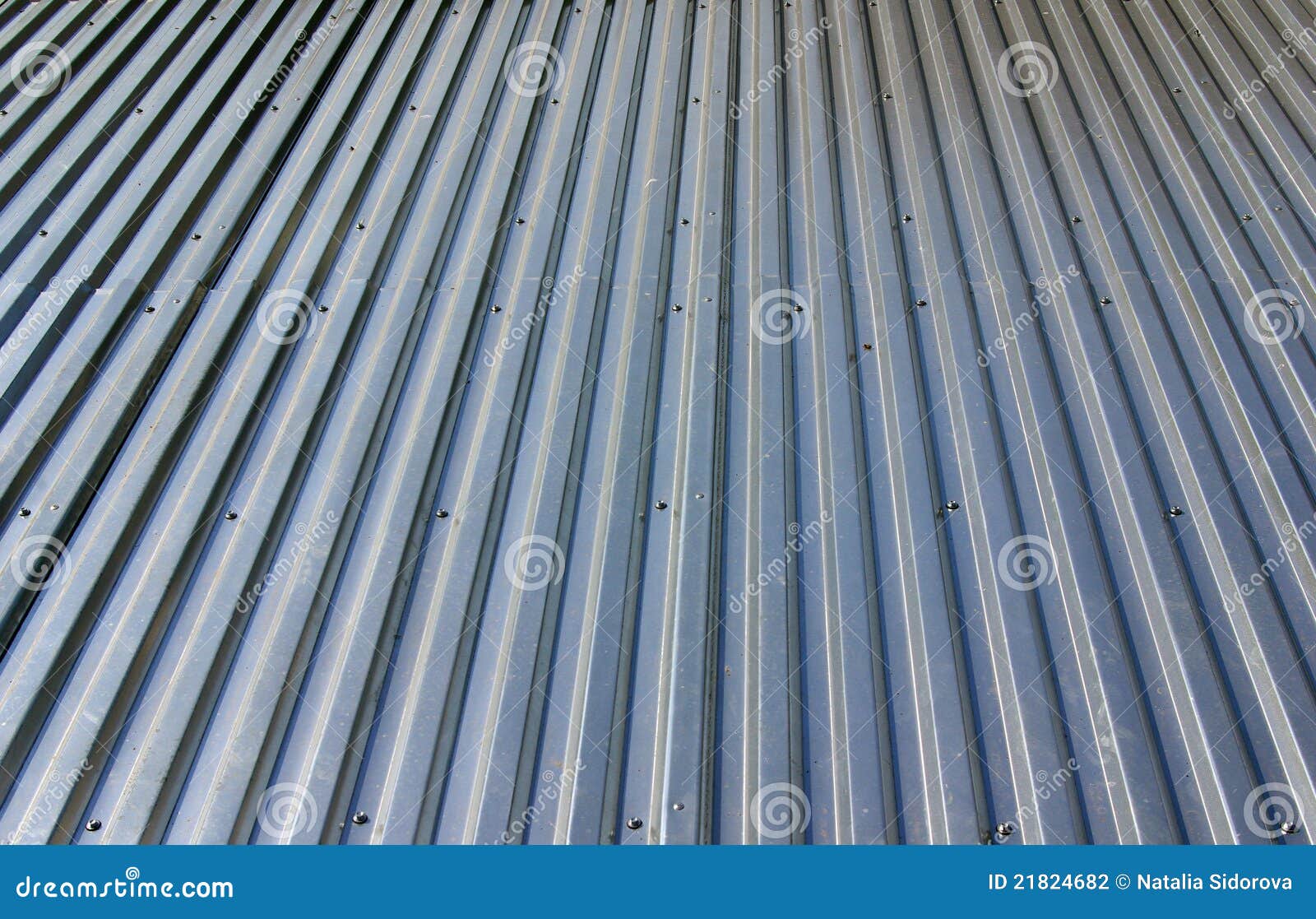Roof covered with iron stock photo. Image of metal, repair - 21824682