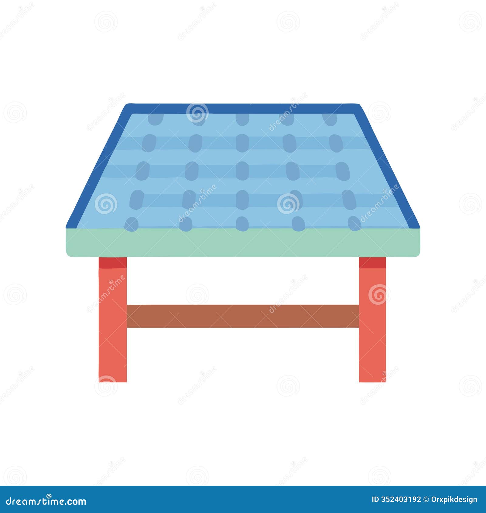 Roof Deck Symbol for Structural Applications Stock Illustration ...