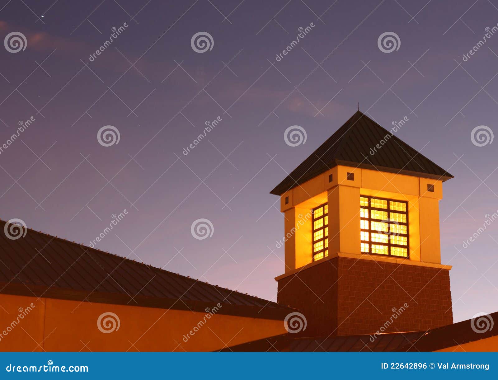 Roof Detail at Night stock photo. Image of estate, exterior - 22642896