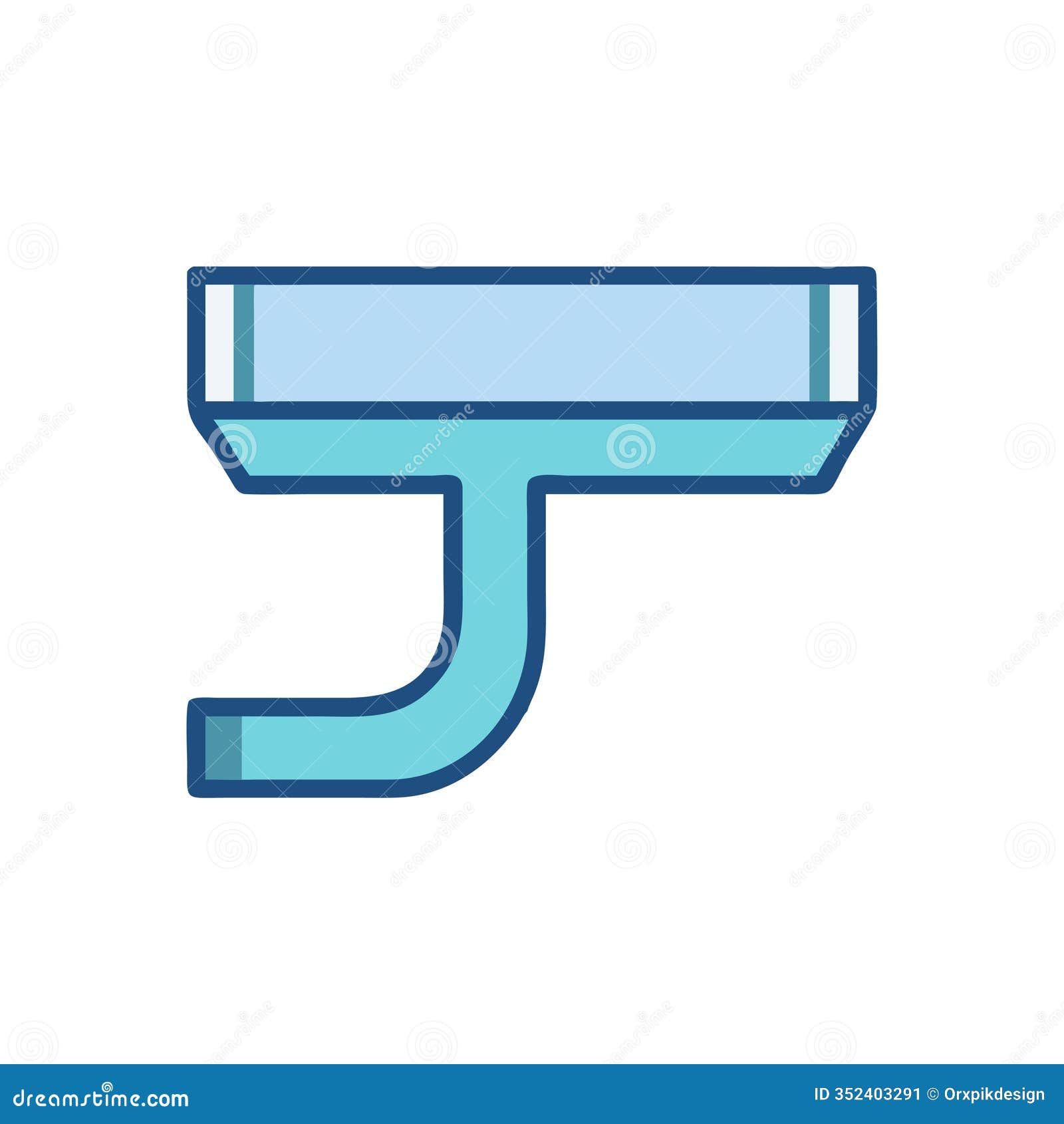 Roof Gutter Design for Efficient Water Flow Stock Illustration ...