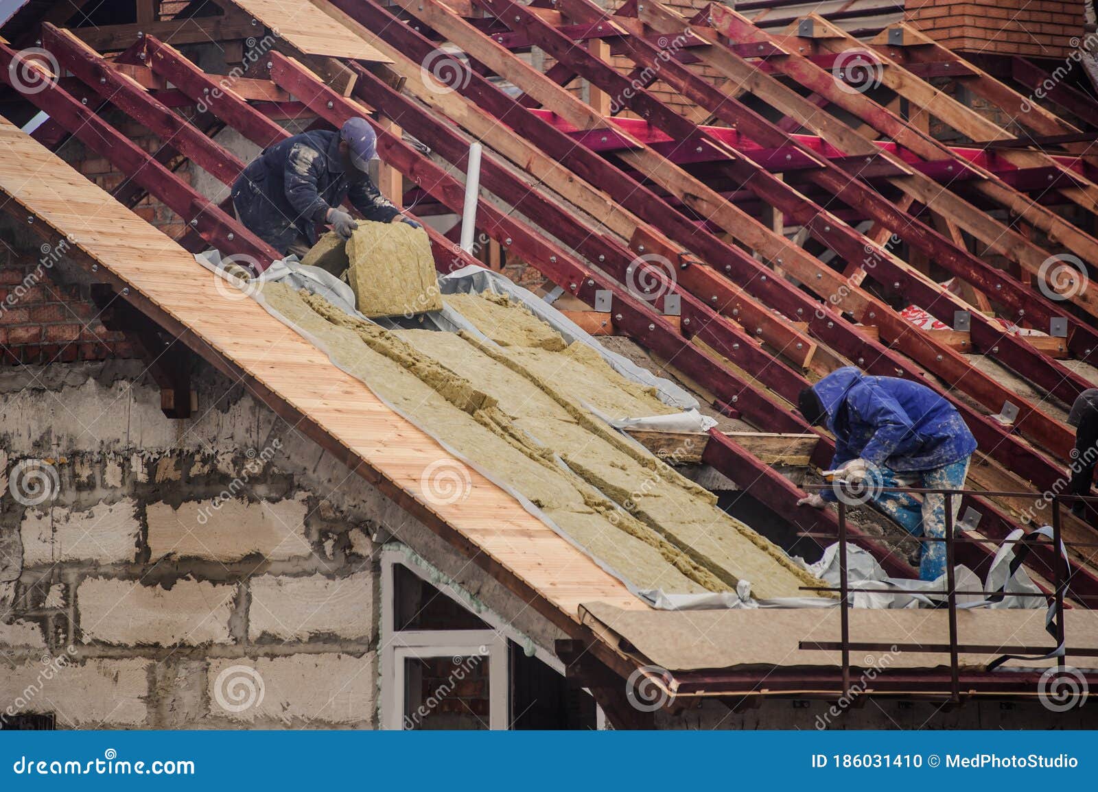The Roof of a High Building Stock Photo - Image of clay, estate: 186031410