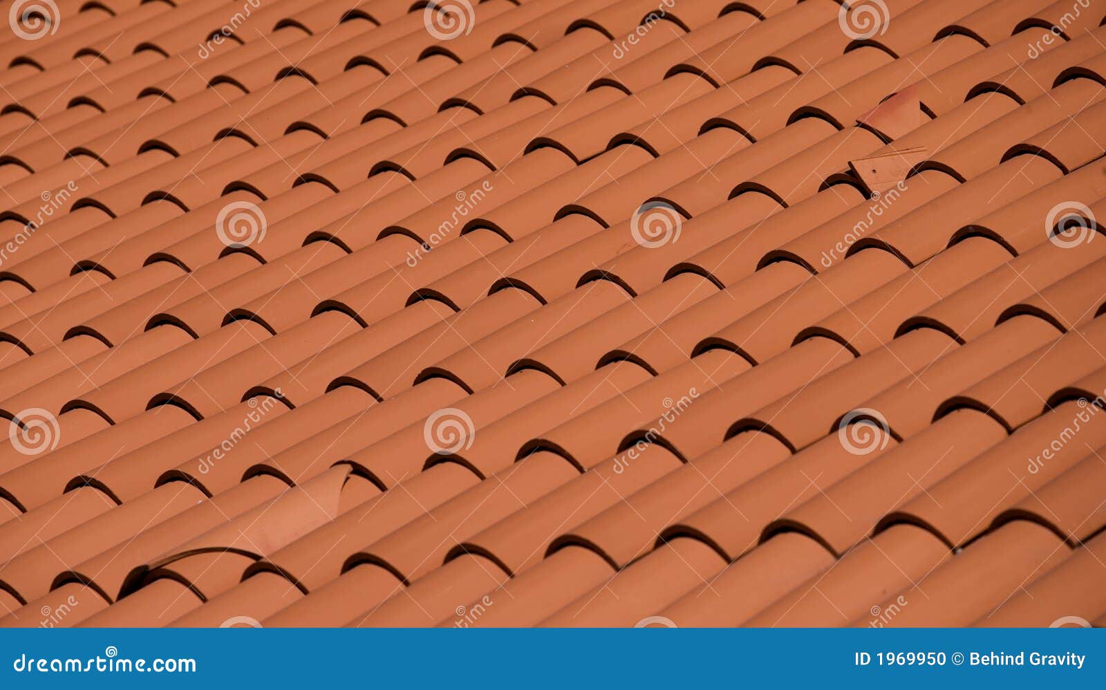 Roof of a House in Red Tile Stock Photo - Image of pattern, waves: 1969950