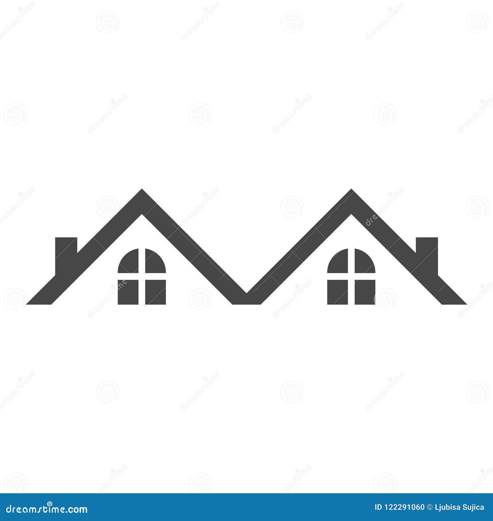 Roof Icon, Roof Icon Vector, Home Roof Icon Stock Vector - Illustration ...