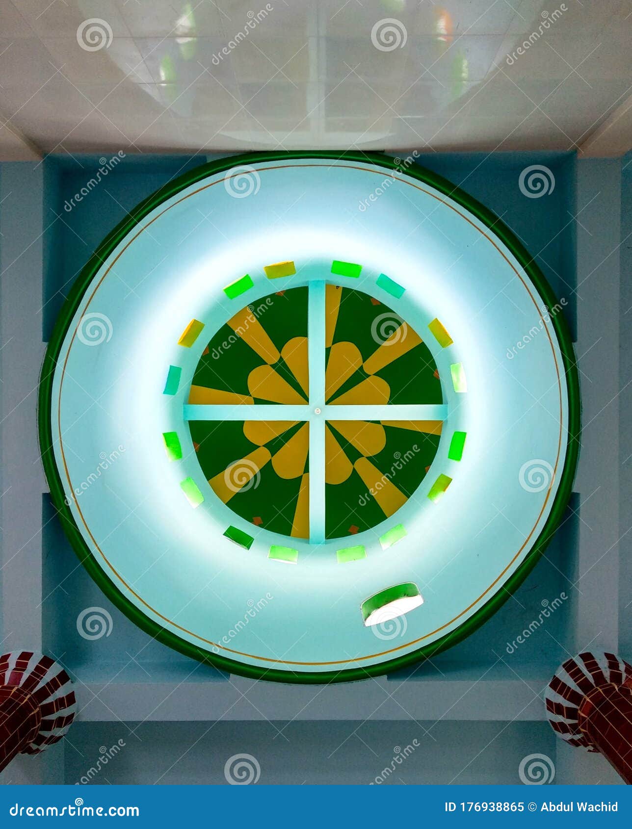 Roof interior of Mosque stock image. Image of roof, interior - 176938865