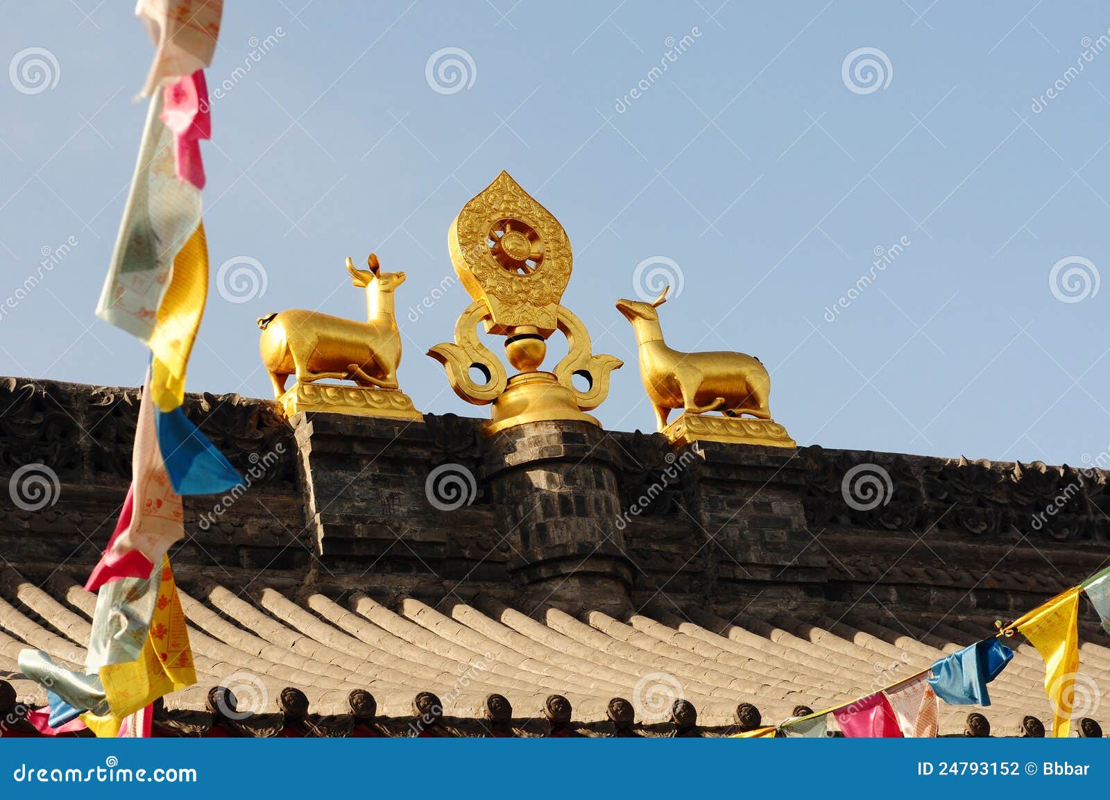 Roof of a lamasery stock photo. Image of tibetan, faith - 24793152