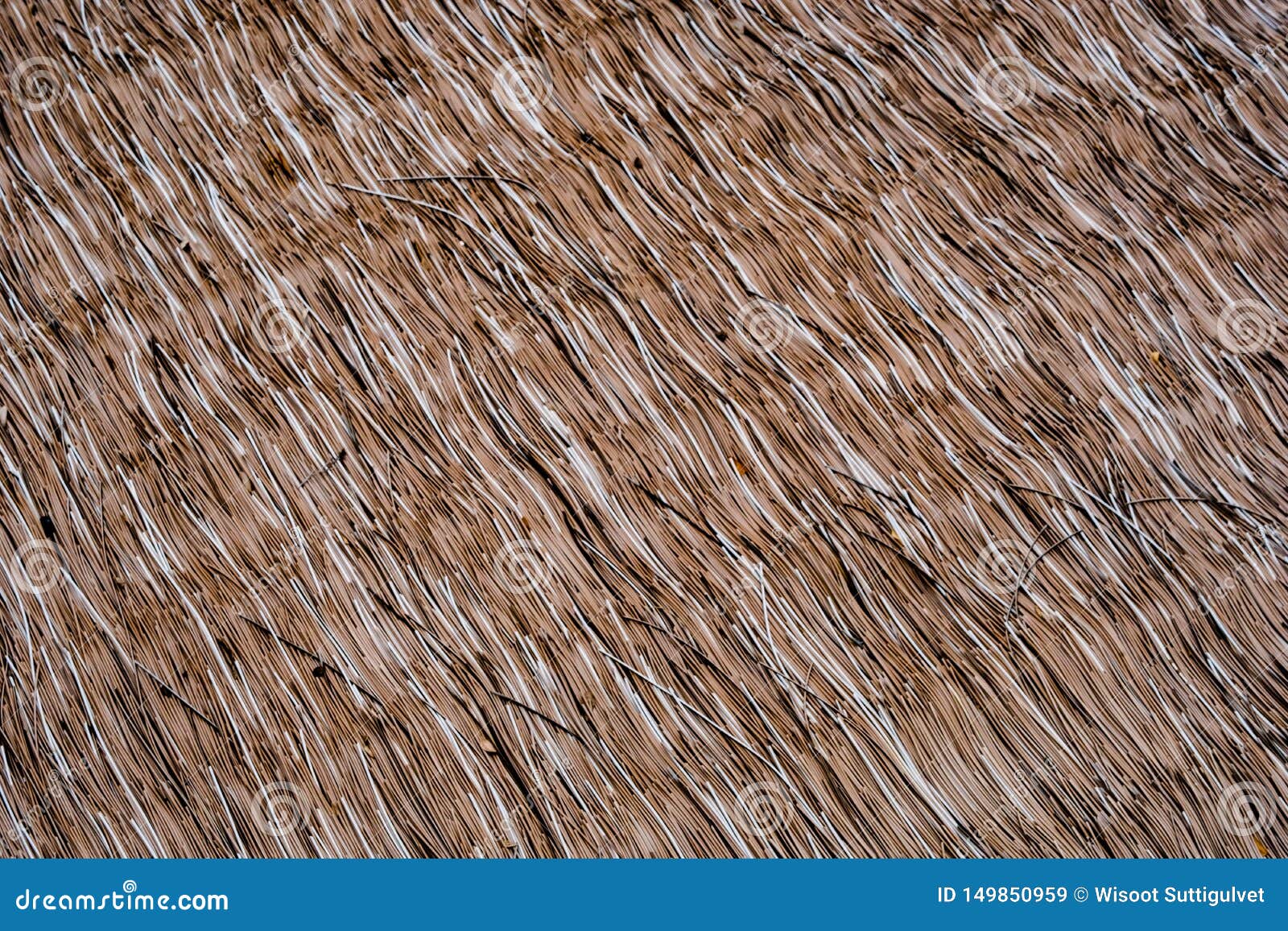 Roof is Made by Brown Grass Lines. Texture Background Stock Image ...