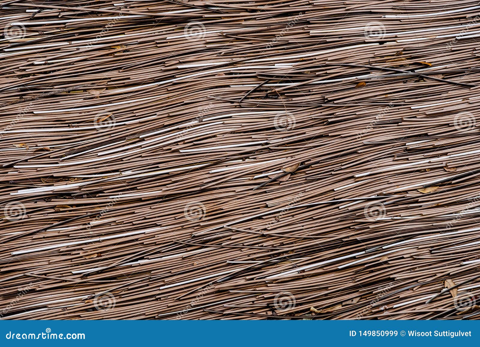 Roof is Made by Brown Grass Lines. Texture Background Stock Image ...