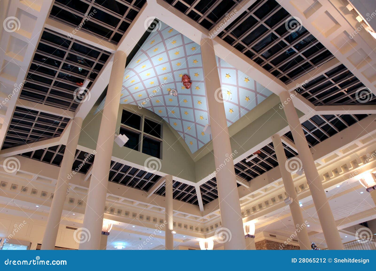 Roof of Mall stock photo. Image of mesh, neon, luxury - 28065212