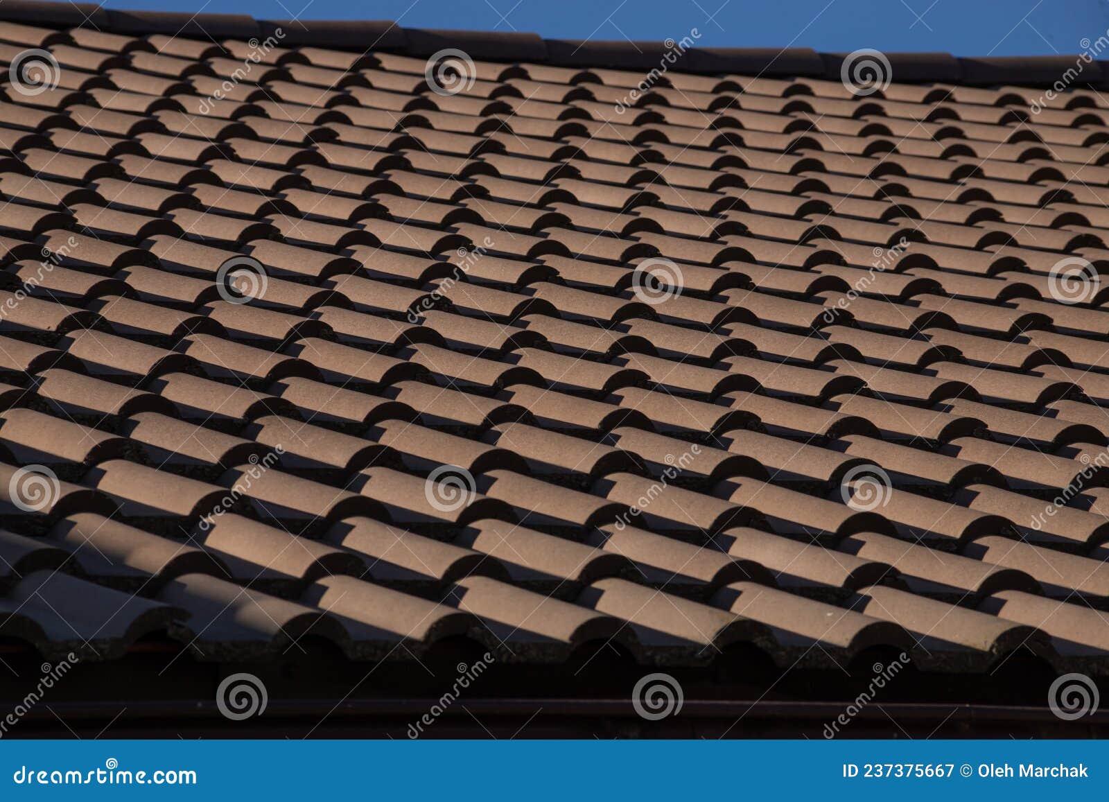 Roof Metal Sheets. Modern Types of Roofing Materials Stock Image ...