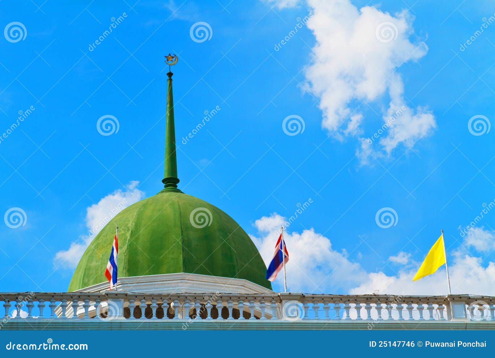 The Roof of mosque stock photo. Image of muslim, building - 25147746