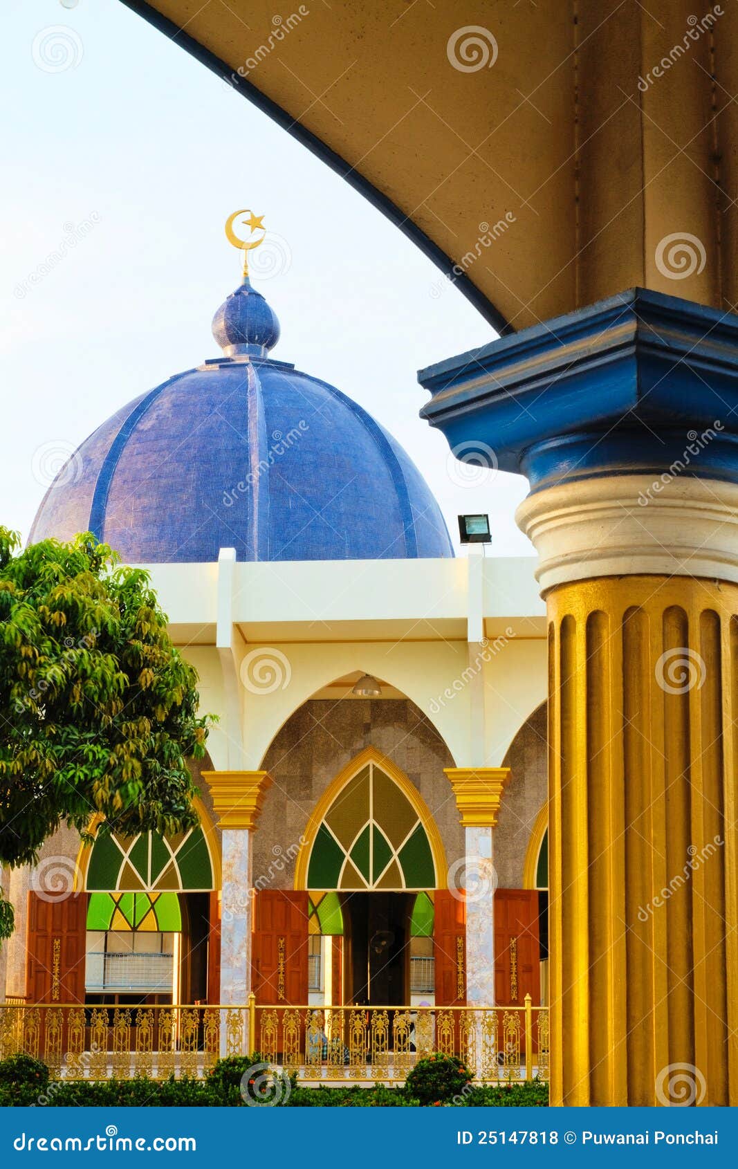 The Roof of mosque stock photo. Image of islam, bangkok - 25147818