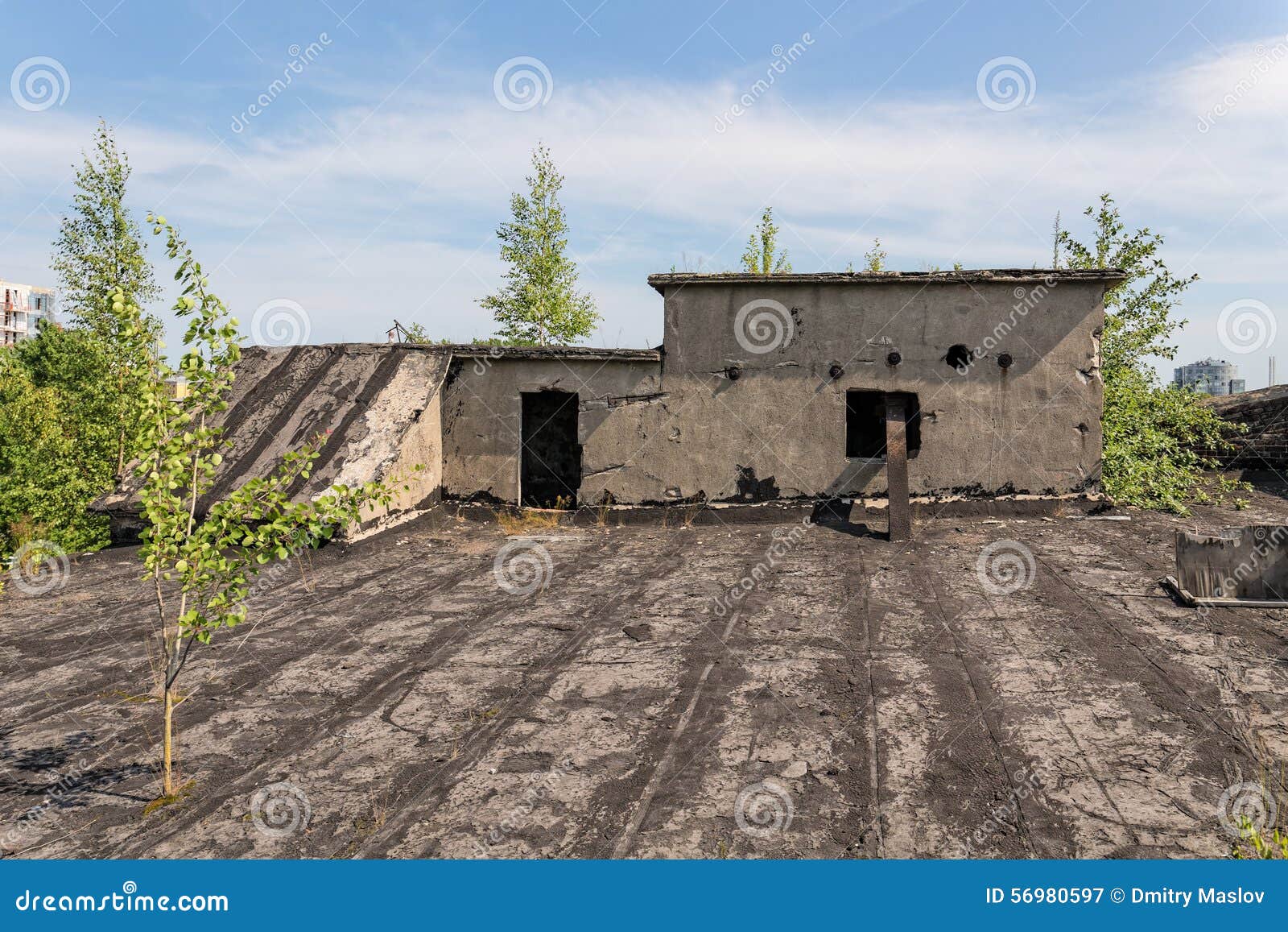 Roof of the old building stock image. Image of buildings - 56980597