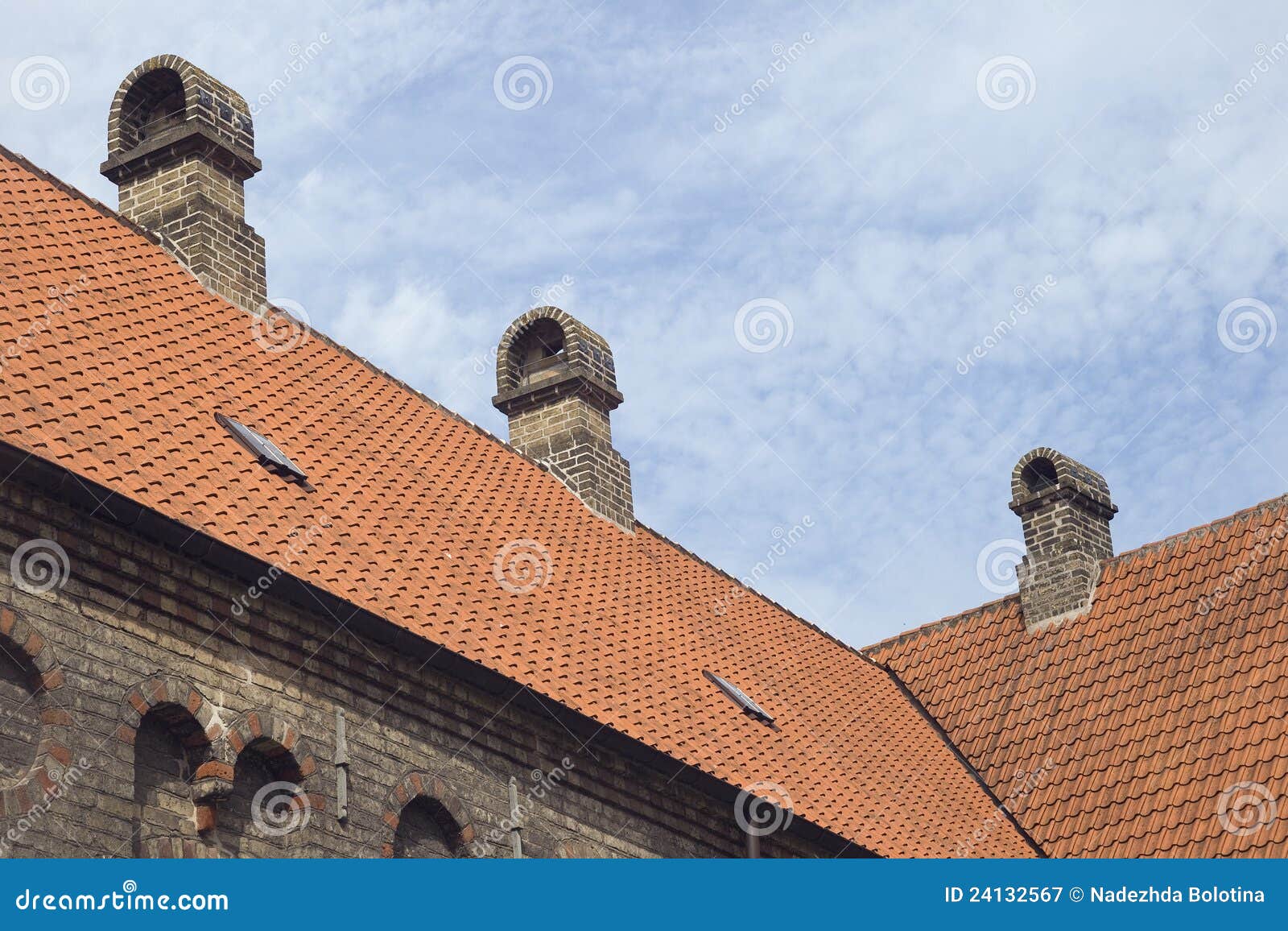 Roof of an old monastery stock image. Image of ancient - 24132567