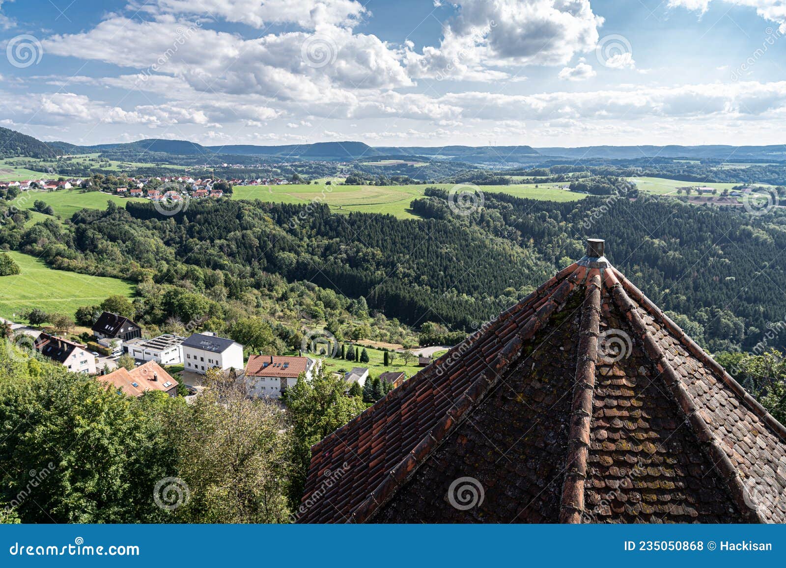 Roof Of One Of The Towers Of The Castle Royalty-Free Stock Image ...