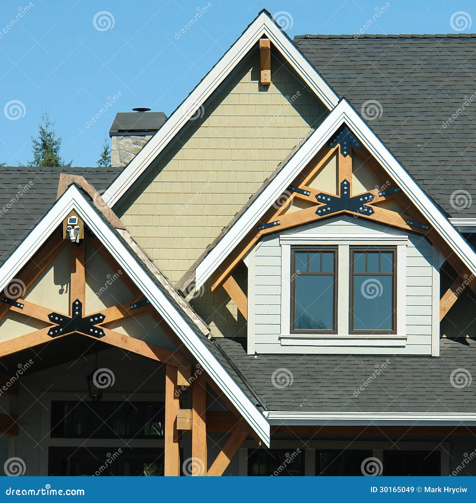 Home Exterior Roof Details Royalty Free Stock Images - Image: 30165049